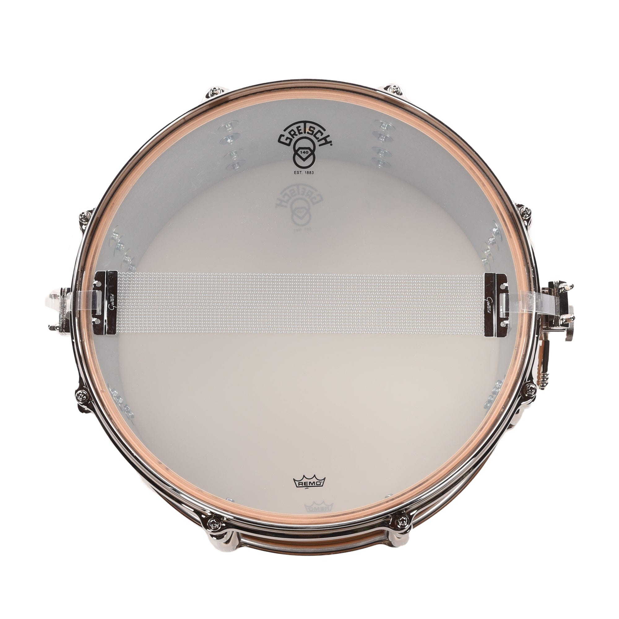 Gretsch 140th Anniversary USA Custom 7x14 Snare Drum Figured Ash w/Nic ...