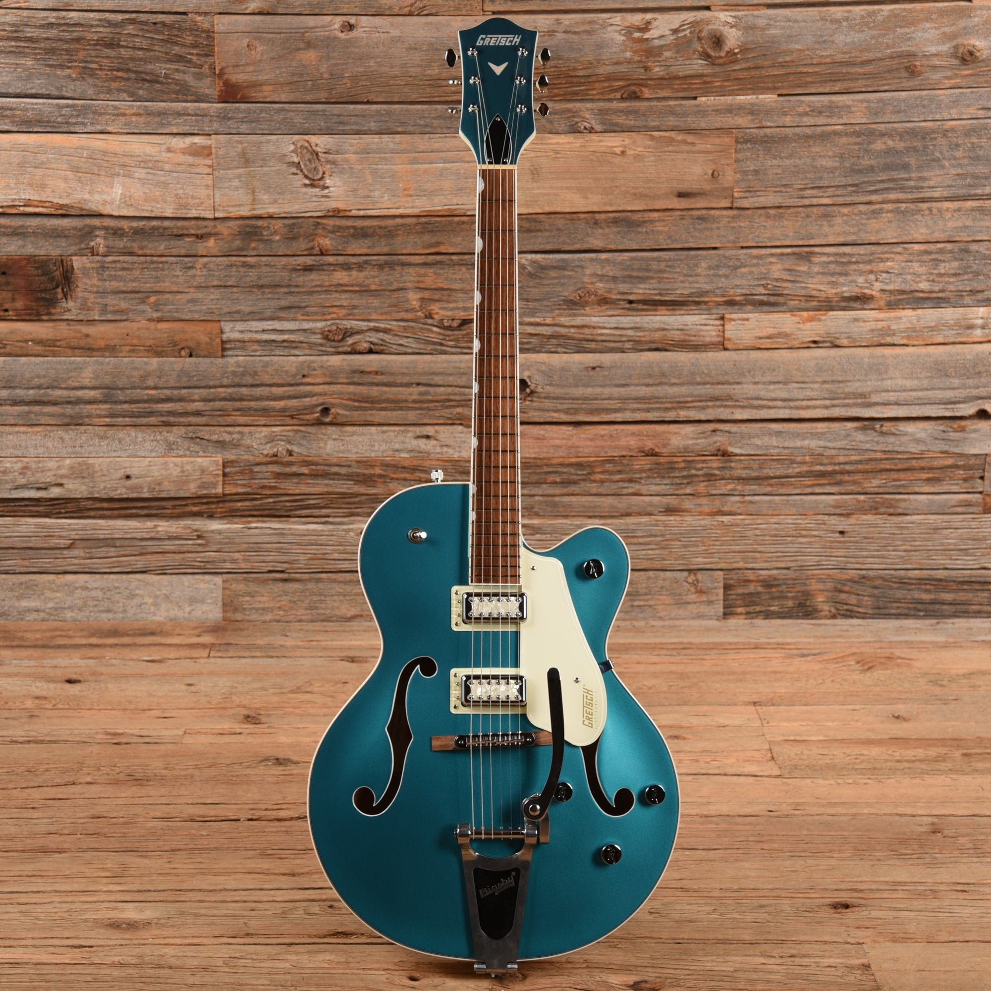 Gretsch G5410T Electromatic Tri-Five Two Tone Ocean Turquoise/Vintage ...