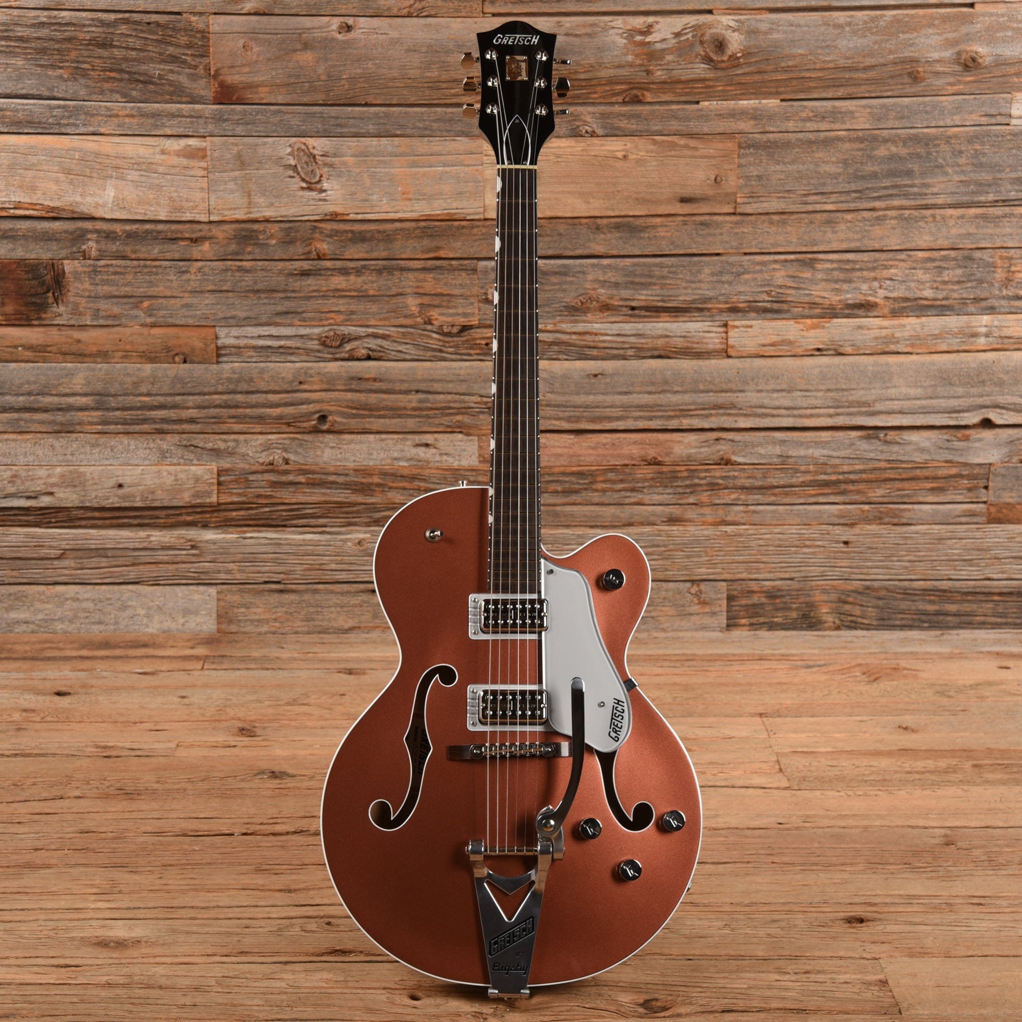 Gretsch G6118T Players Edition Two Tone Copper Metallic/ Sahara 2022 ...