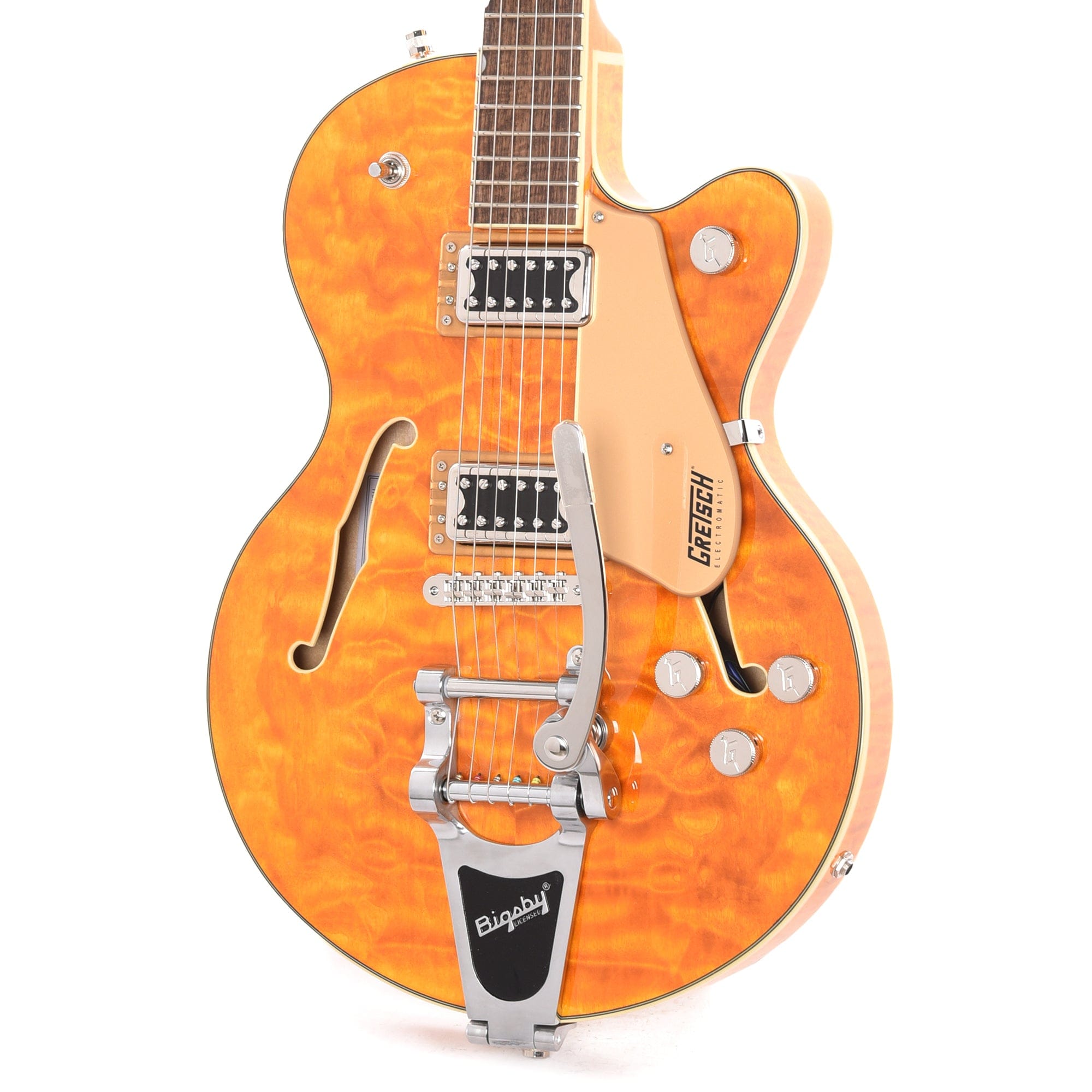 Gretsch G5655T-QM Electromatic Center Block Jr. Single-Cut Quilted Map ...
