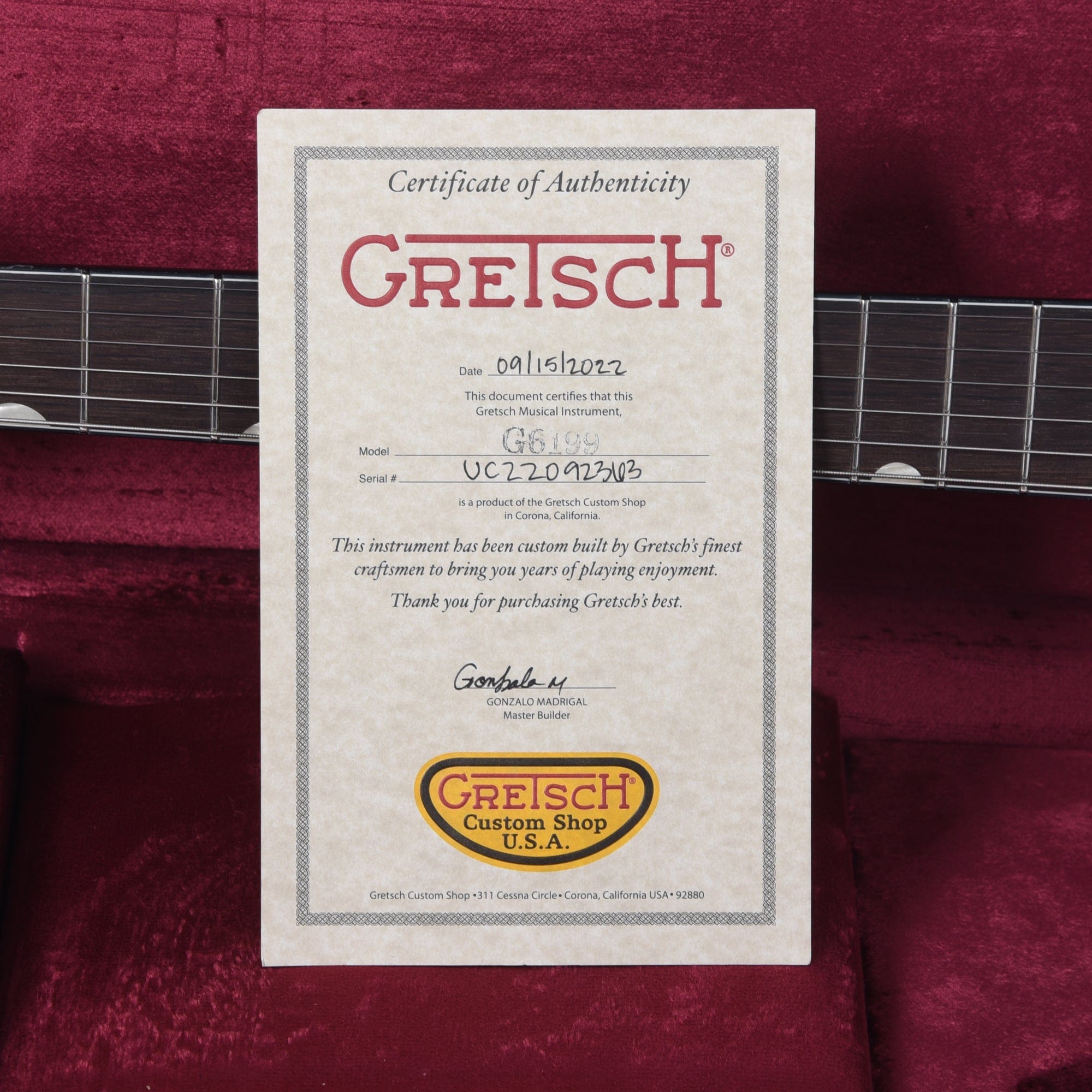 Gretsch Custom Shop G6199 Caddy Bo Junior Michigan Mahogany Super Fade – Chicago Music Exchange