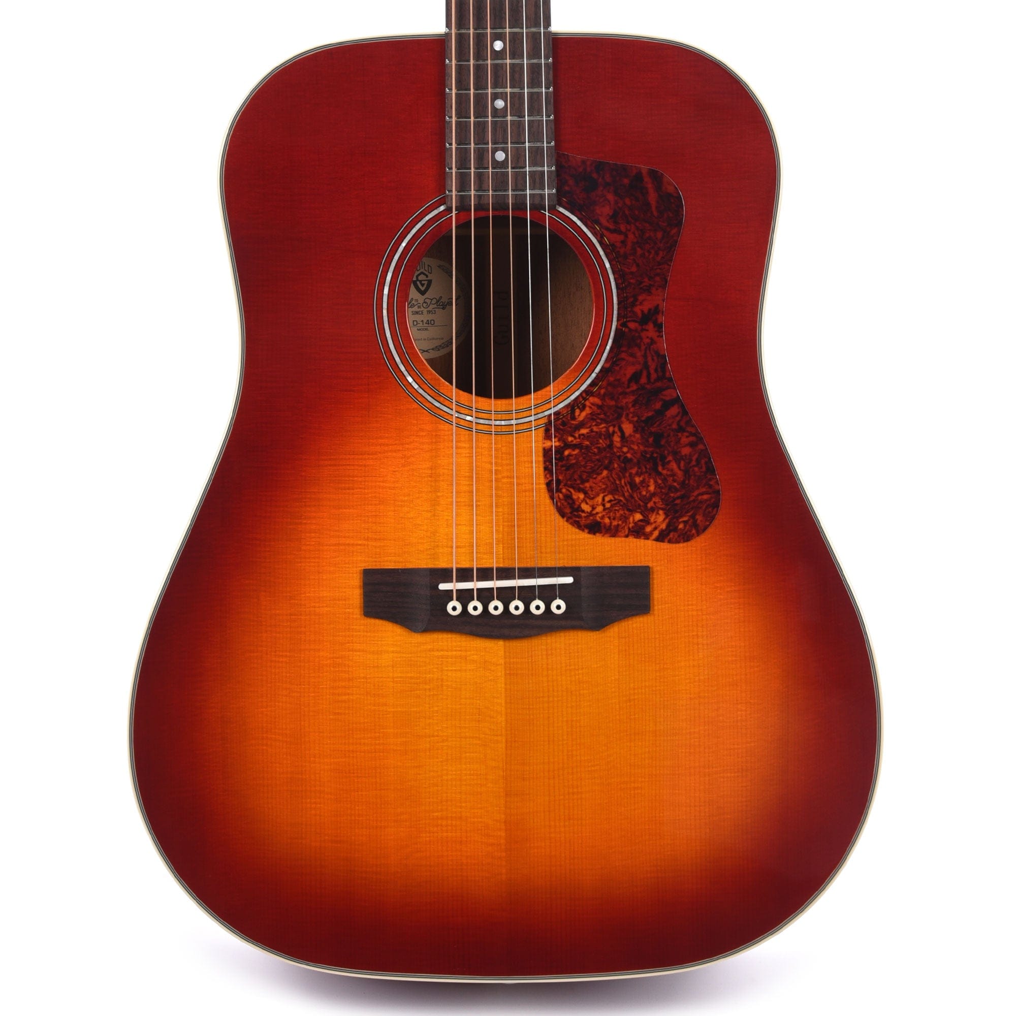 Guild D-140 Dreadnought Cherry Burst – Chicago Music Exchange