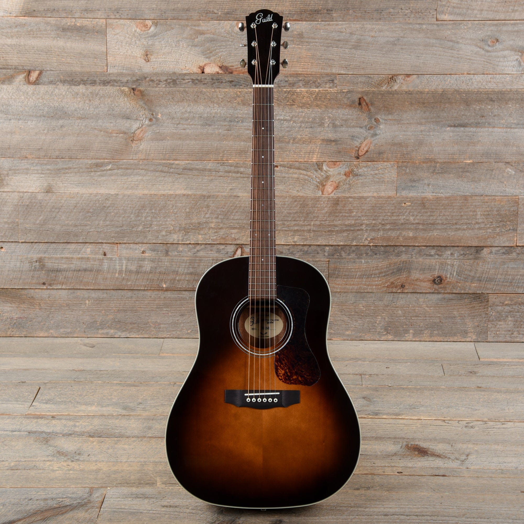 Guild Westerly DS-240 Memoir Dreadnought Slope Shoulder Vintage Sunbur ...