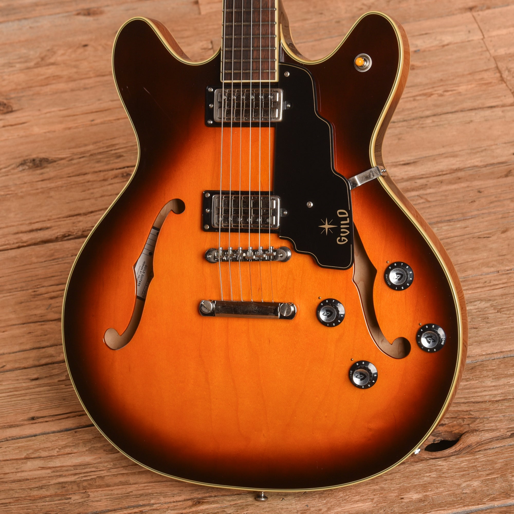 Guild Newark St. Collection Starfire IV ST Vintage Sunburst 2015 ...