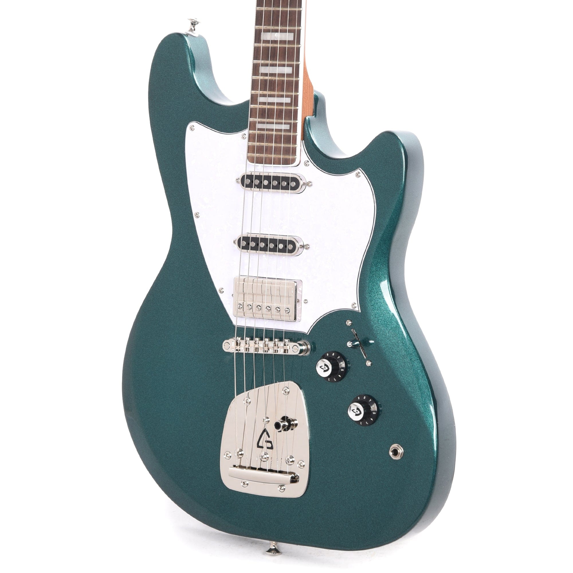 Guild Surfliner Deluxe Evergreen Metallic w/Guild Floating Vibrato ...