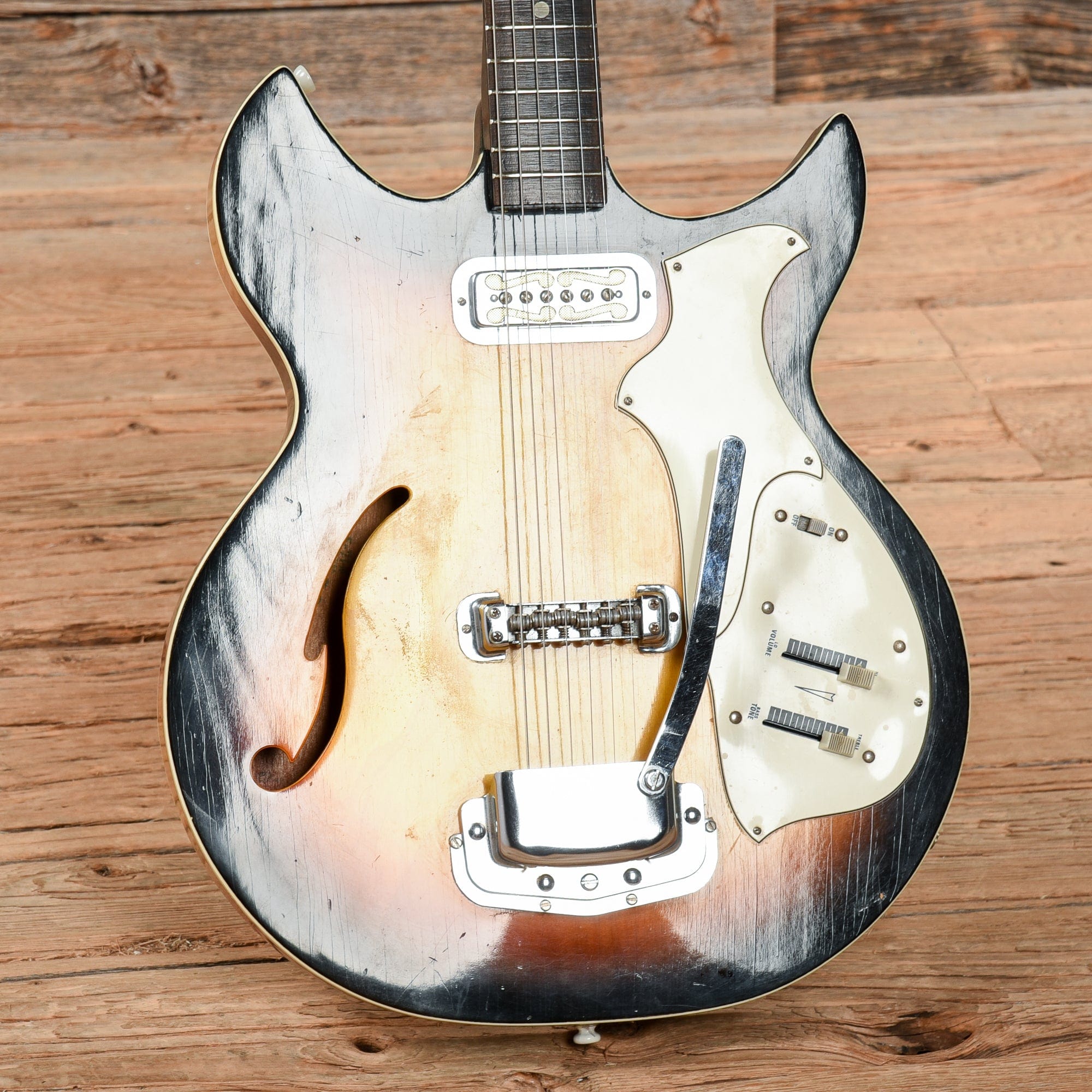 Harmony Rebel H-81 Sunburst 1960s – Chicago Music Exchange