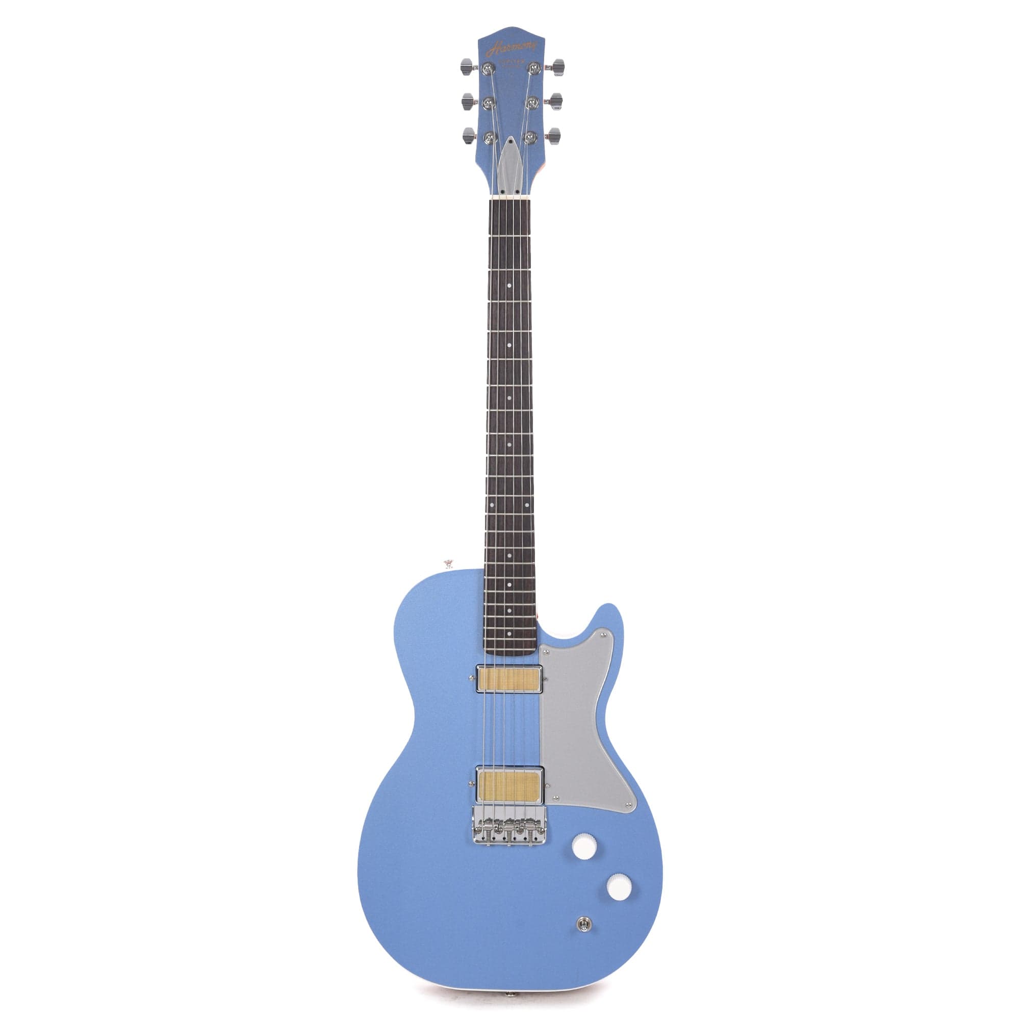 Harmony Standard Jupiter Thinline Sky Blue – Chicago Music Exchange