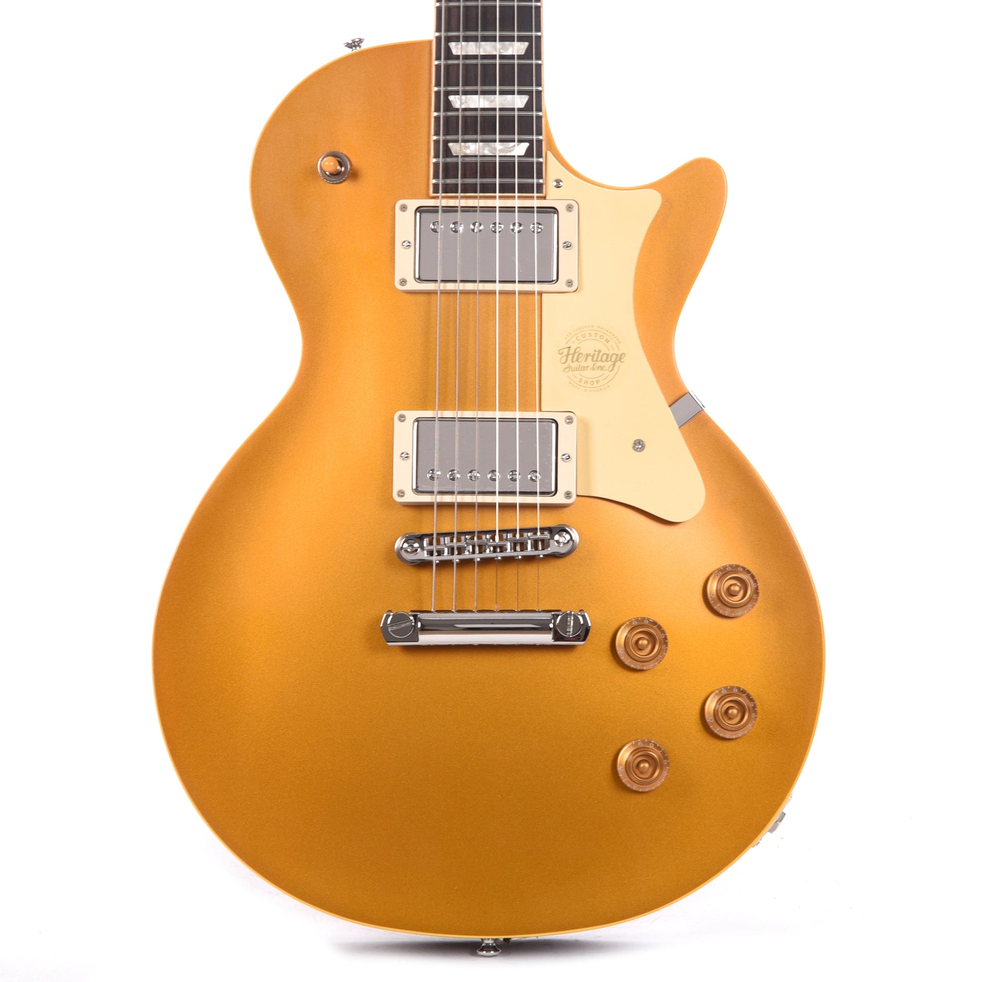 Heritage Custom Shop Core H-150 Plain Top Gold Top – Chicago Music Exchange