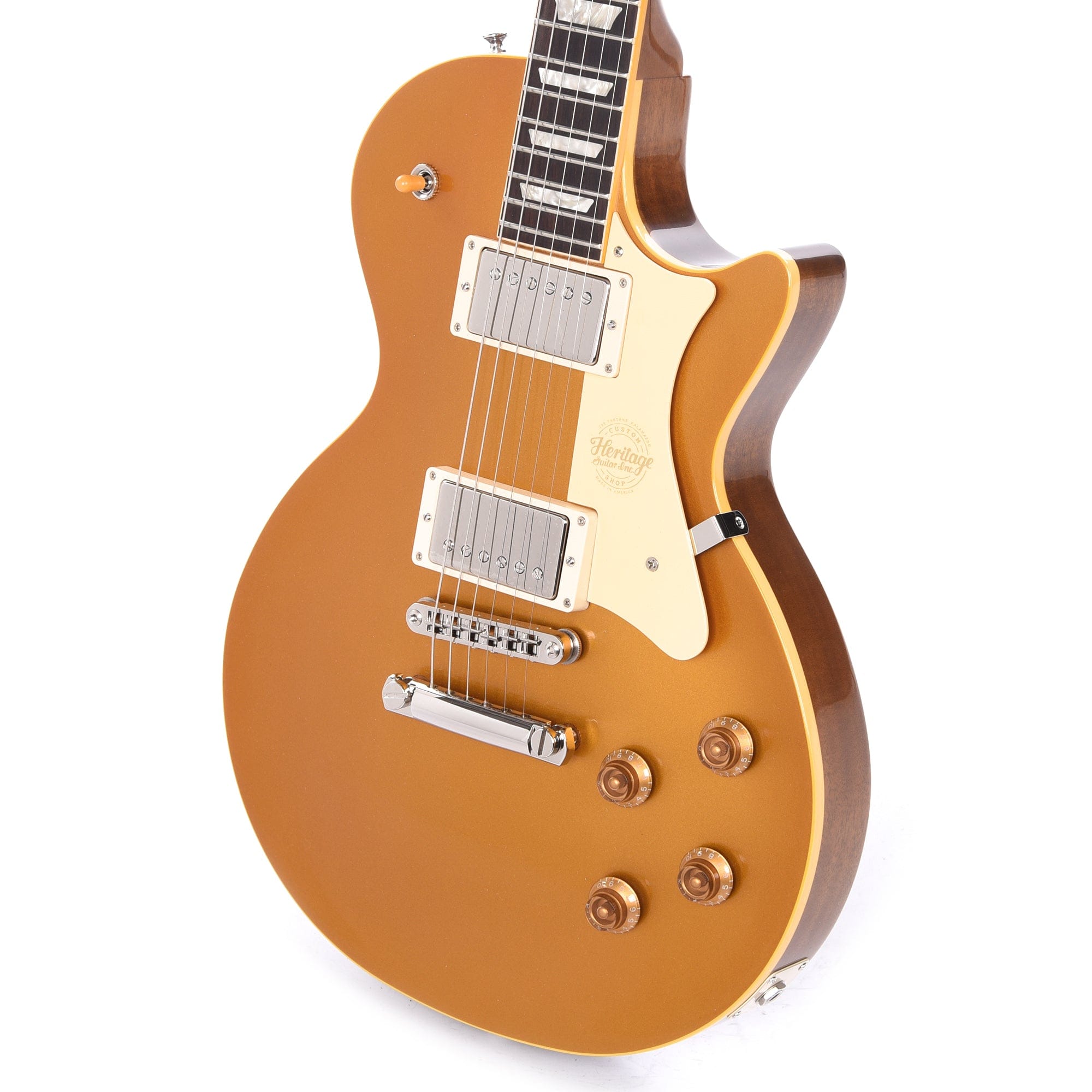 Heritage Custom Shop Core H-150 Plain Top Gold Top – Chicago Music Exchange