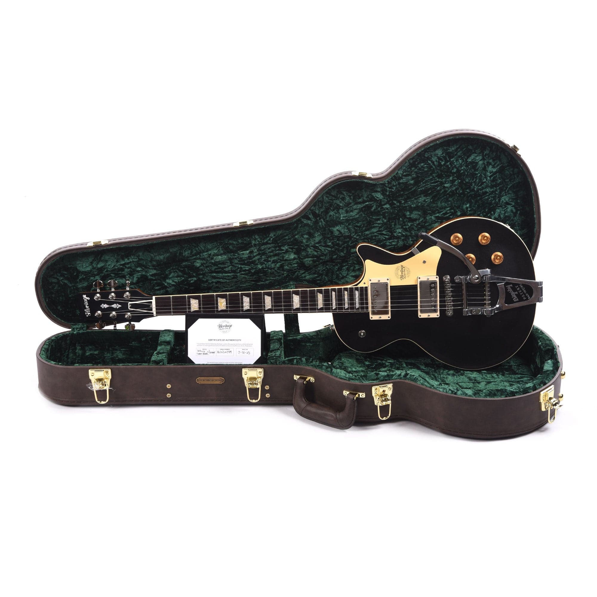Heritage Custom Shop H-150 Space Black w/Bigsby & Hardshell Case ...