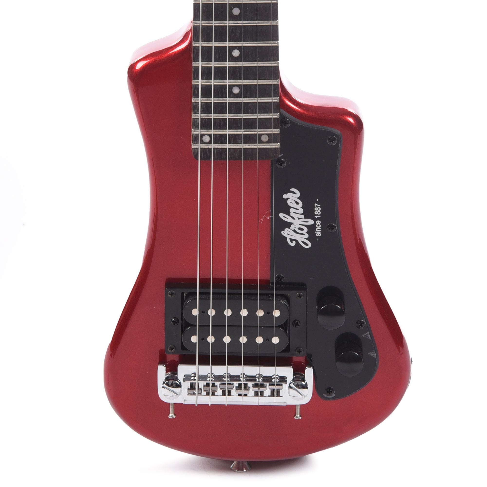 Hofner CT Shorty Travel Guitar Red – Chicago Music Exchange