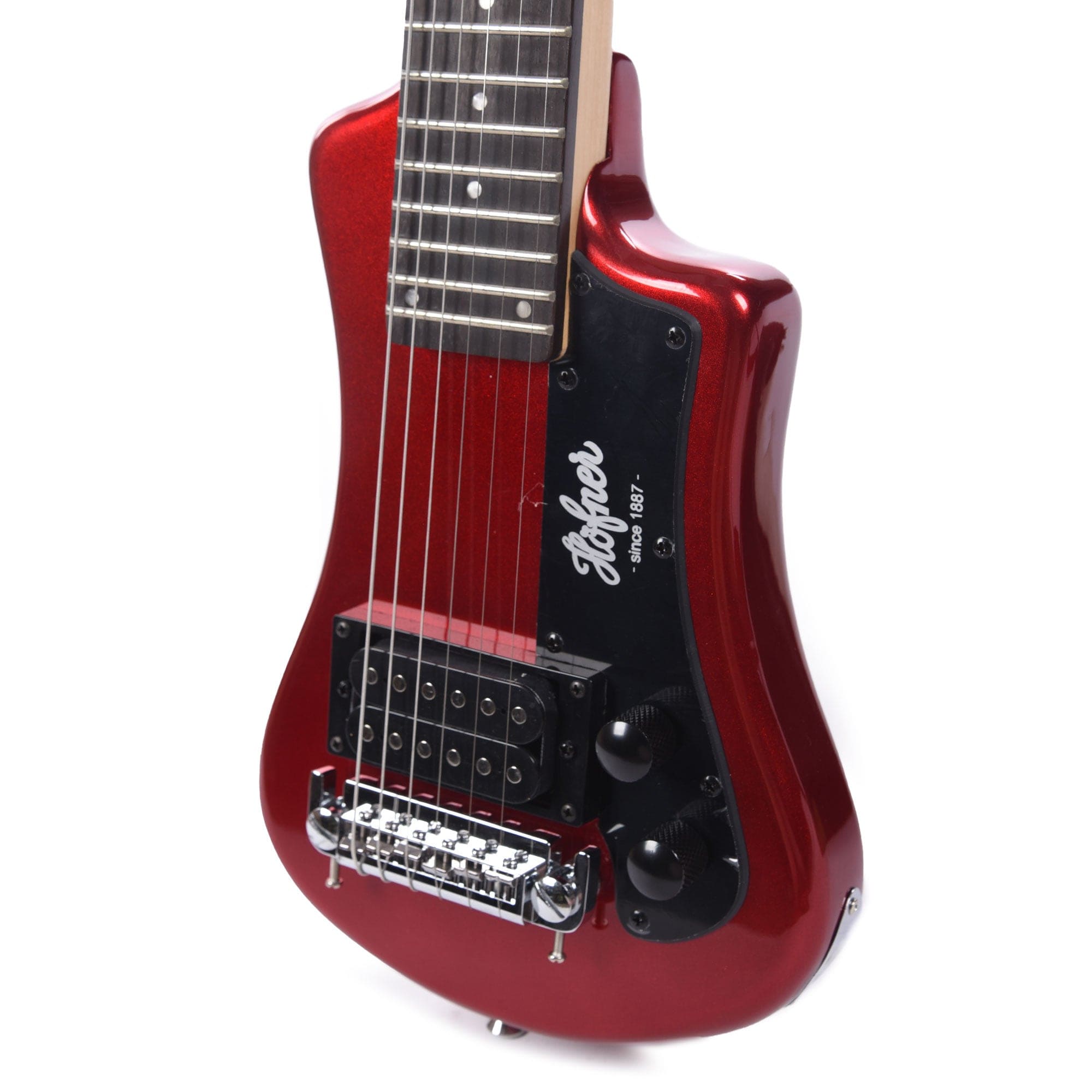 Hofner CT Shorty Travel Guitar Red – Chicago Music Exchange