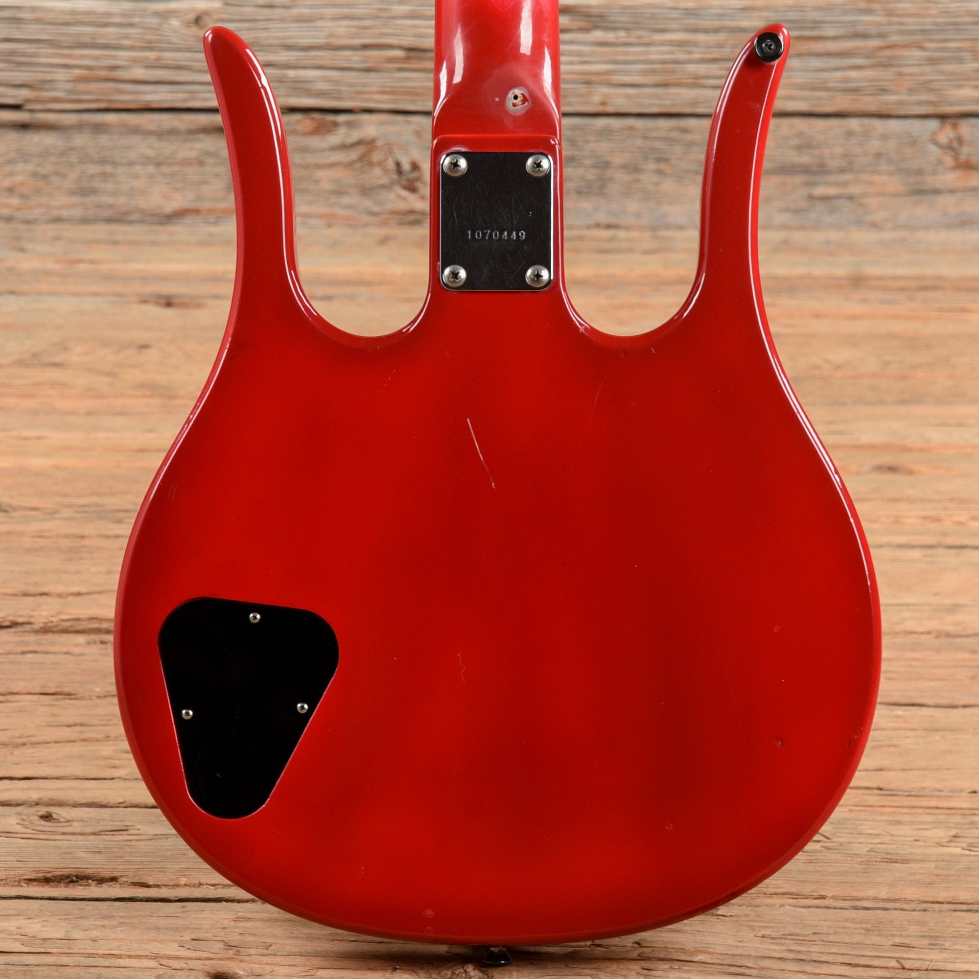 Hondo Long Horn Long Scale Bass Red Refin – Chicago Music Exchange
