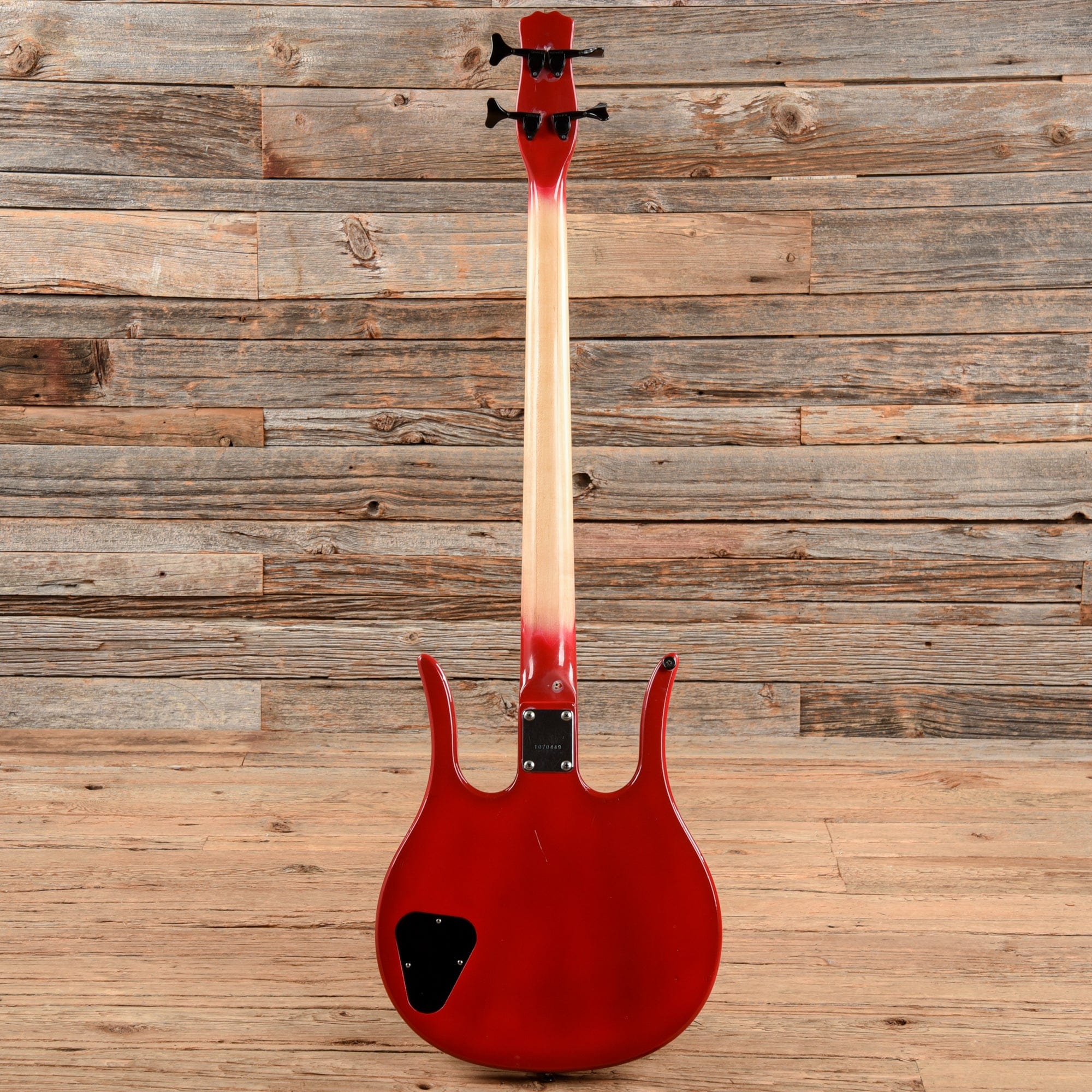 Hondo Long Horn Long Scale Bass Red Refin – Chicago Music Exchange