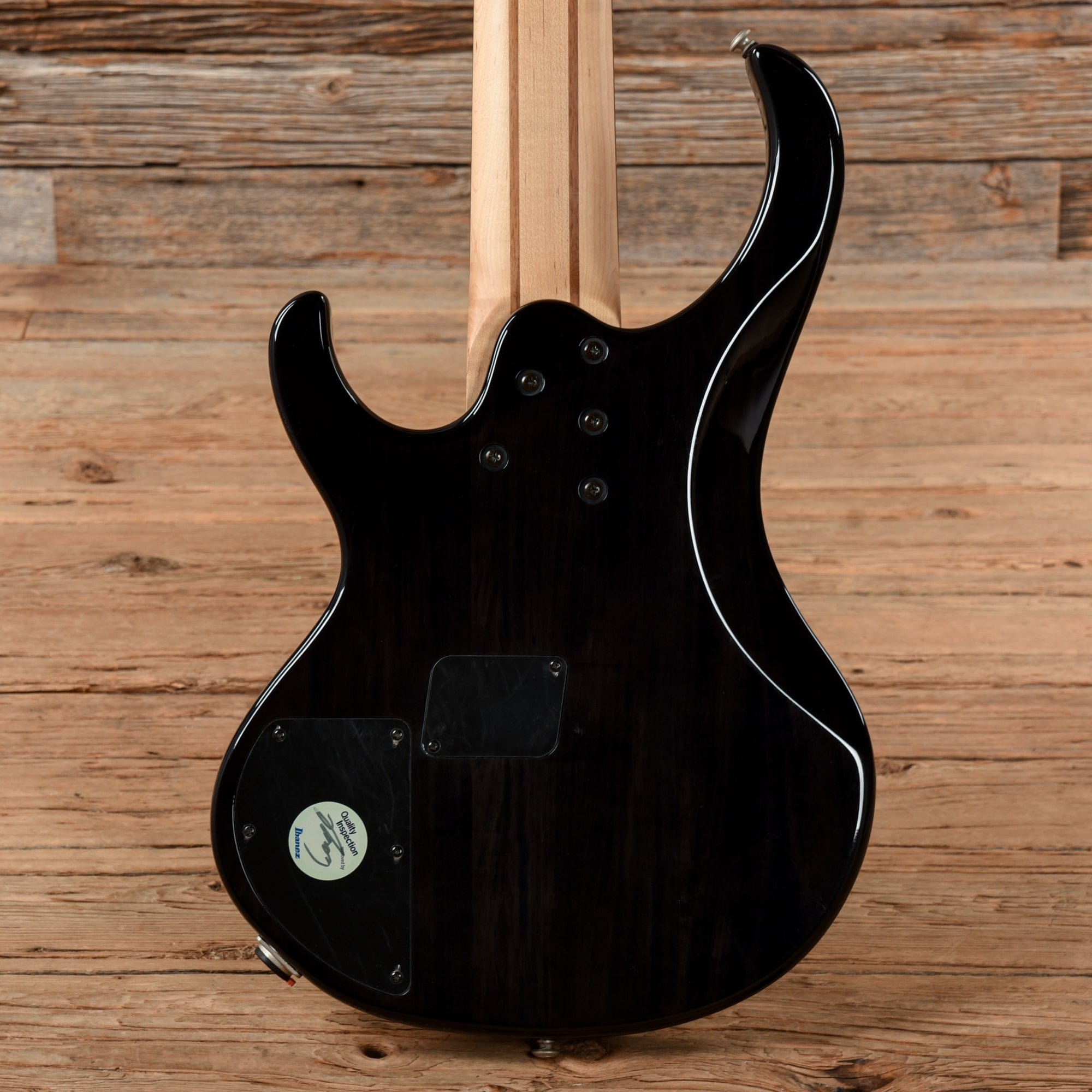 Ibanez BTB406 6-String Bass Transparent Black 2005 – Chicago Music Exchange