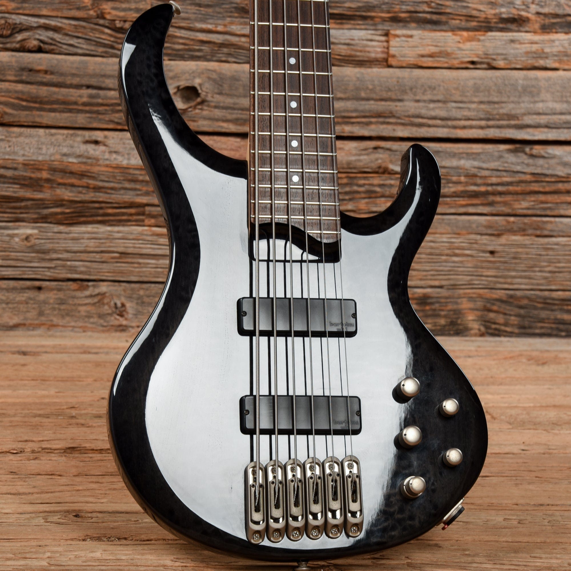 Ibanez BTB406 6-String Bass Transparent Black 2005 – Chicago Music Exchange