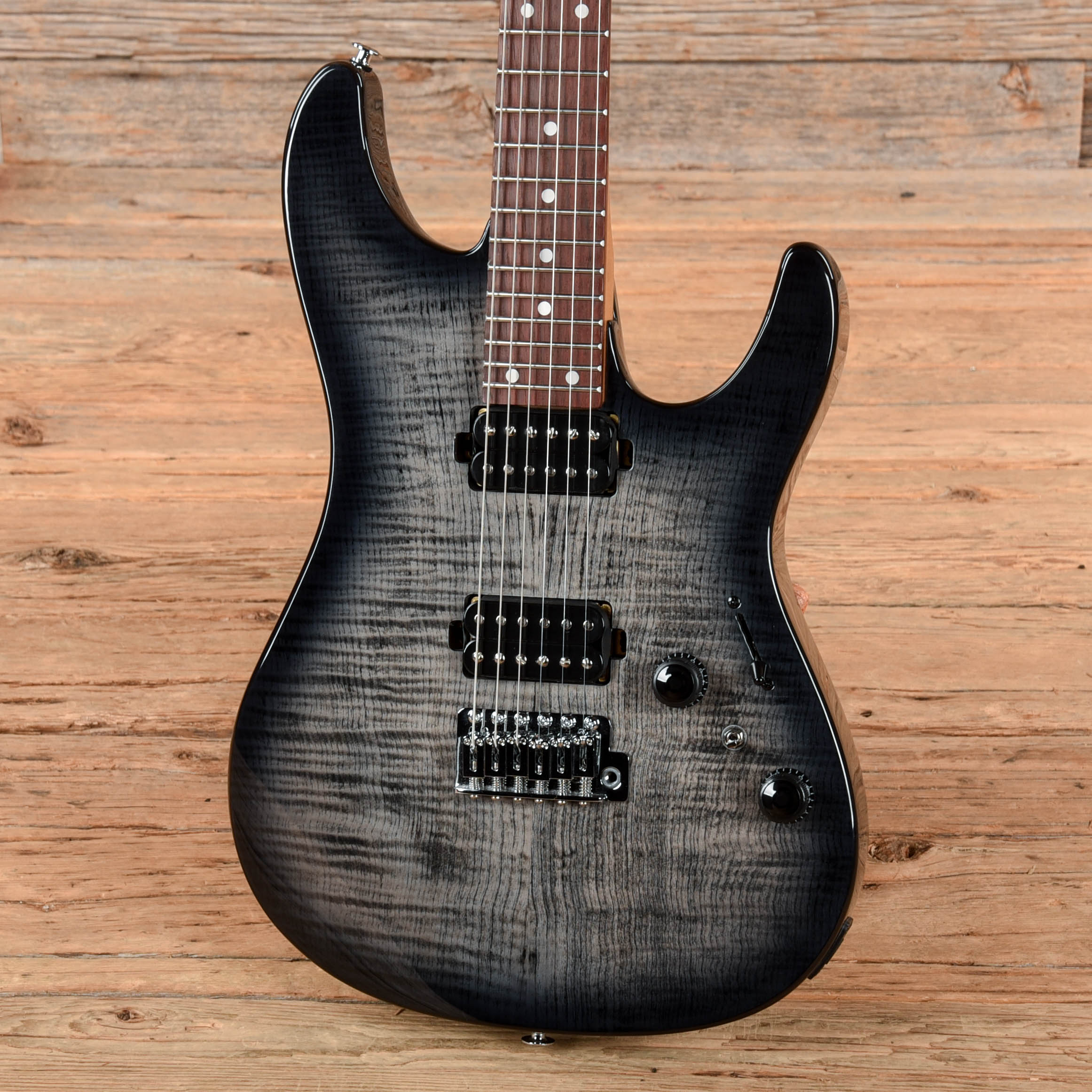 Ibanez AZ24S1F Standard Transparent Black 2025 – Chicago Music Exchange