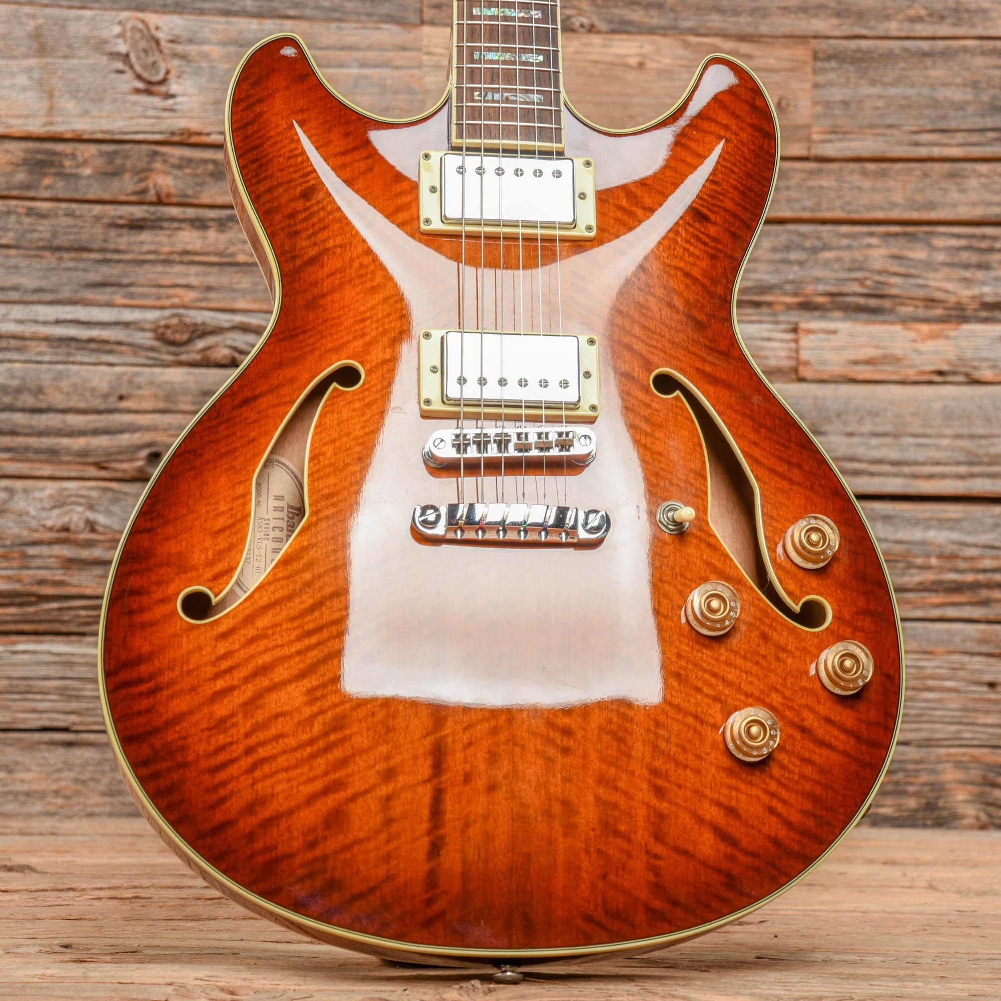 Ibanez AS83-VLS-12-01 Violin Sunburst – Chicago Music Exchange