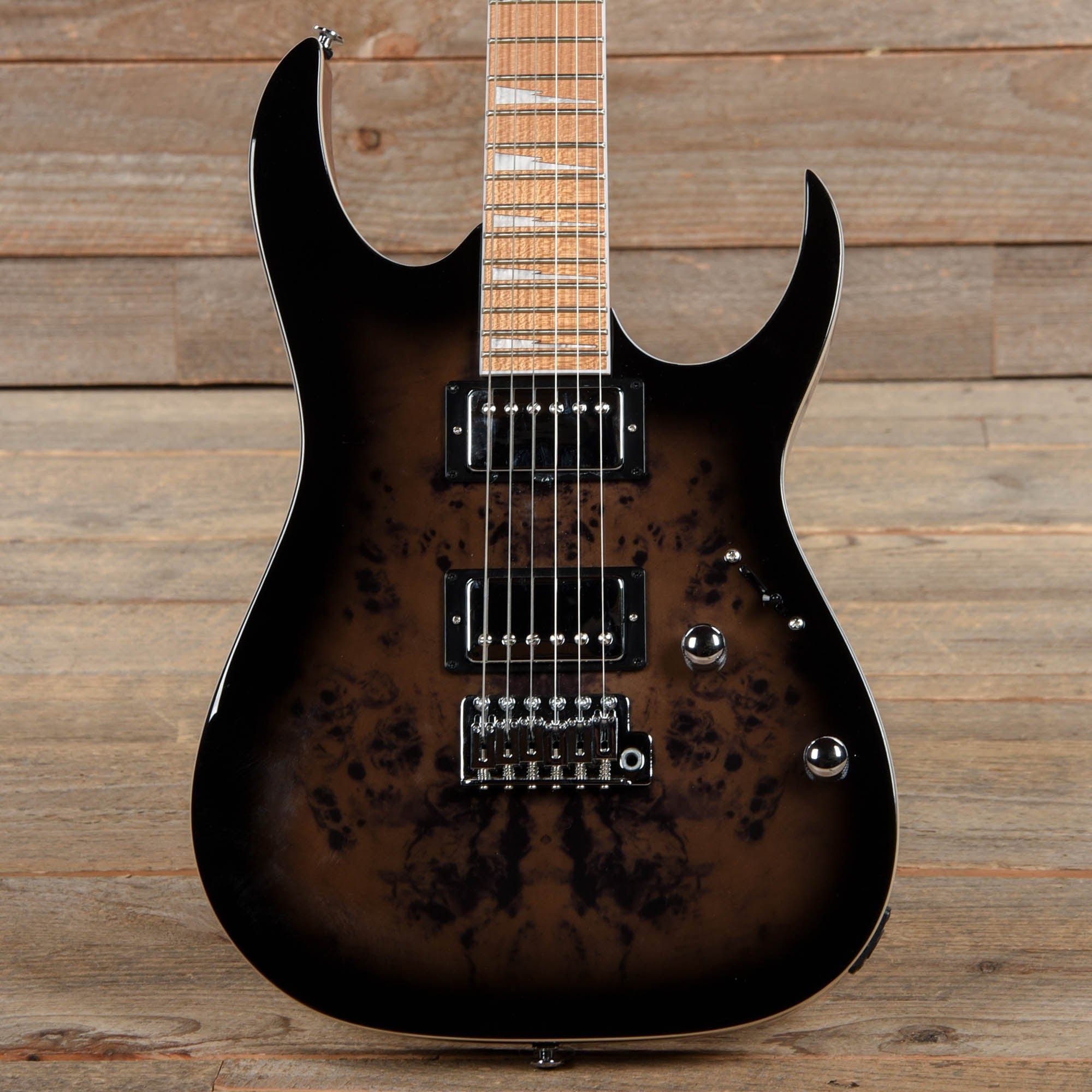 Ibanez GRG220PA2BKB GIO Brown Black Burst – Chicago Music Exchange