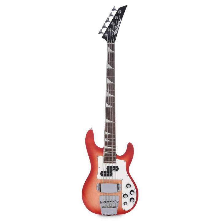 Jackson X Series Concert Bass CBXNT DX V Fireburst – Chicago Music Exchange