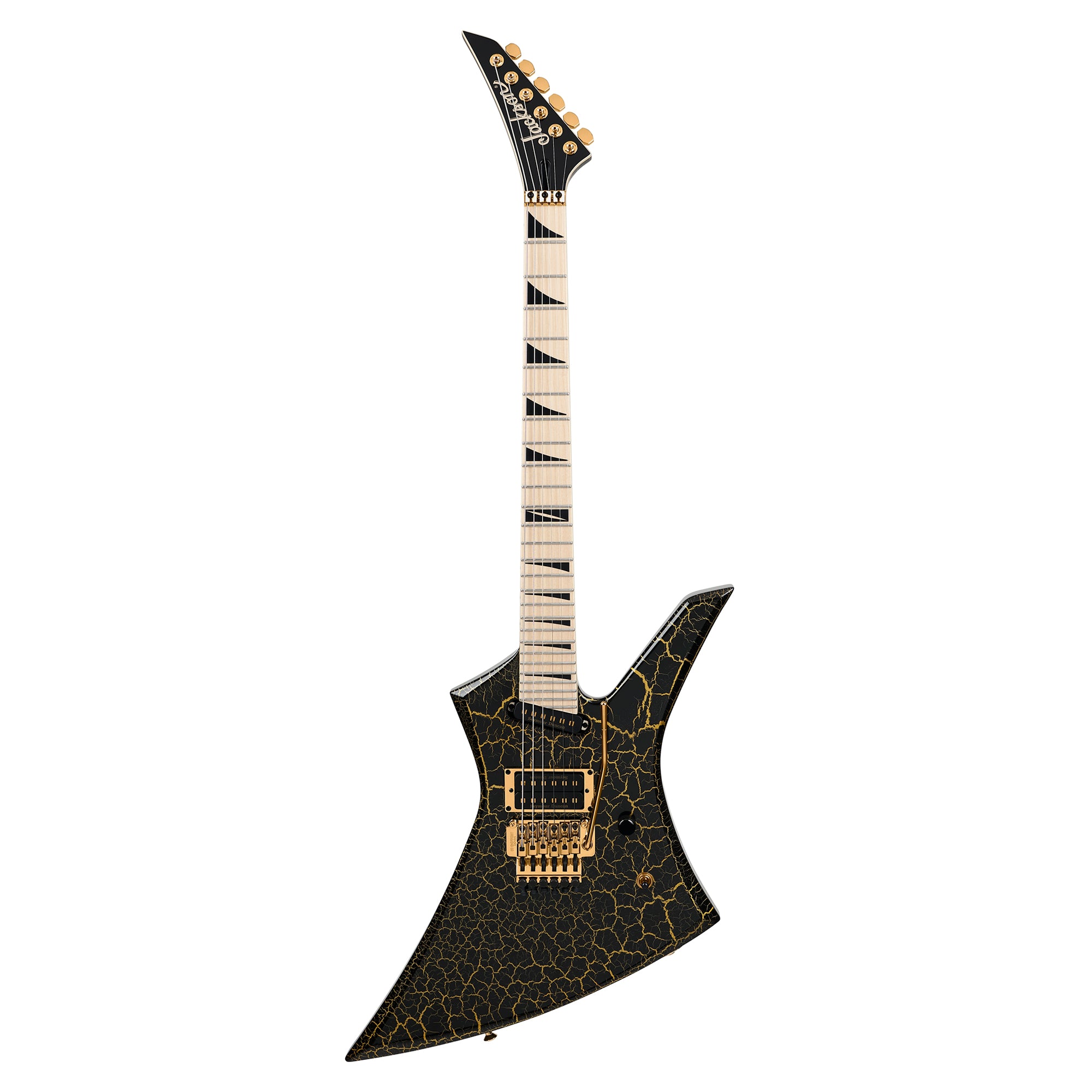 Jackson Pro Plus Series Signature Brandon Ellis Kelly KE27 Gold Crackl ...