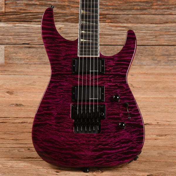 Jackson Custom Shop SL2H QMT Transparent Purple 2018 – Chicago Music ...