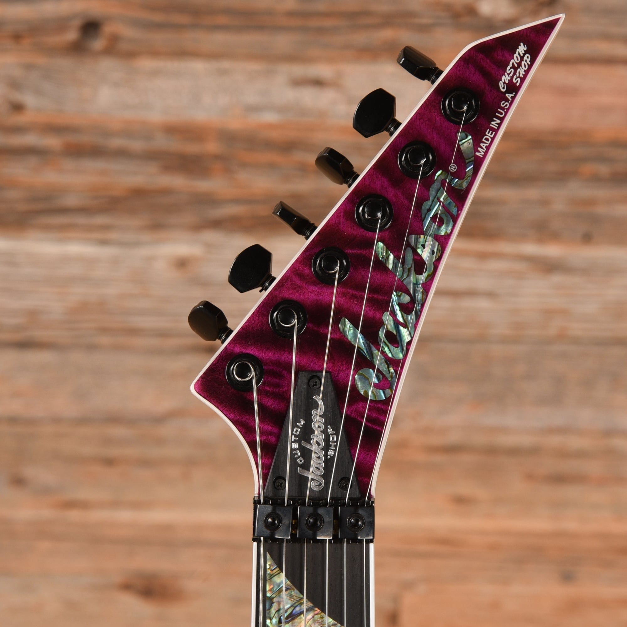 Jackson Custom Shop SL2H QMT Transparent Purple 2018 – Chicago Music ...