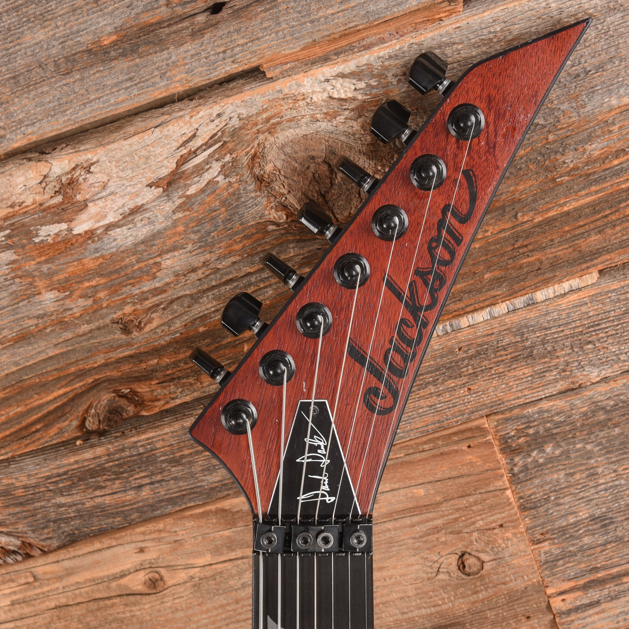 Jackson Dave Davidson Signature Warrior WR7 MAH Walnut Stain 2022 ...