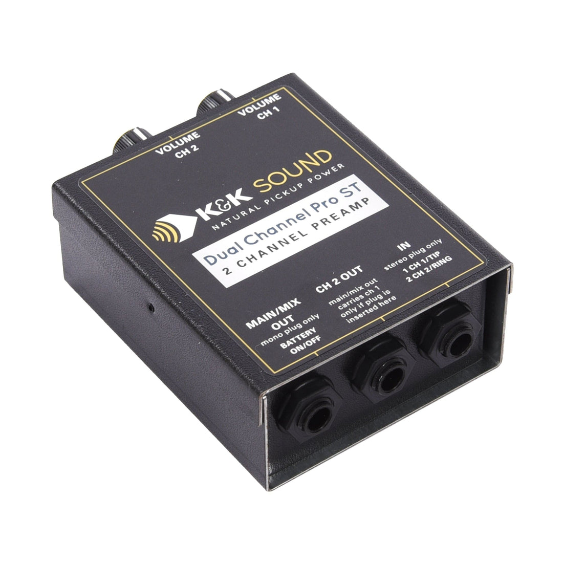 K&K Dual Channel Pro Preamp ST – Chicago Music Exchange