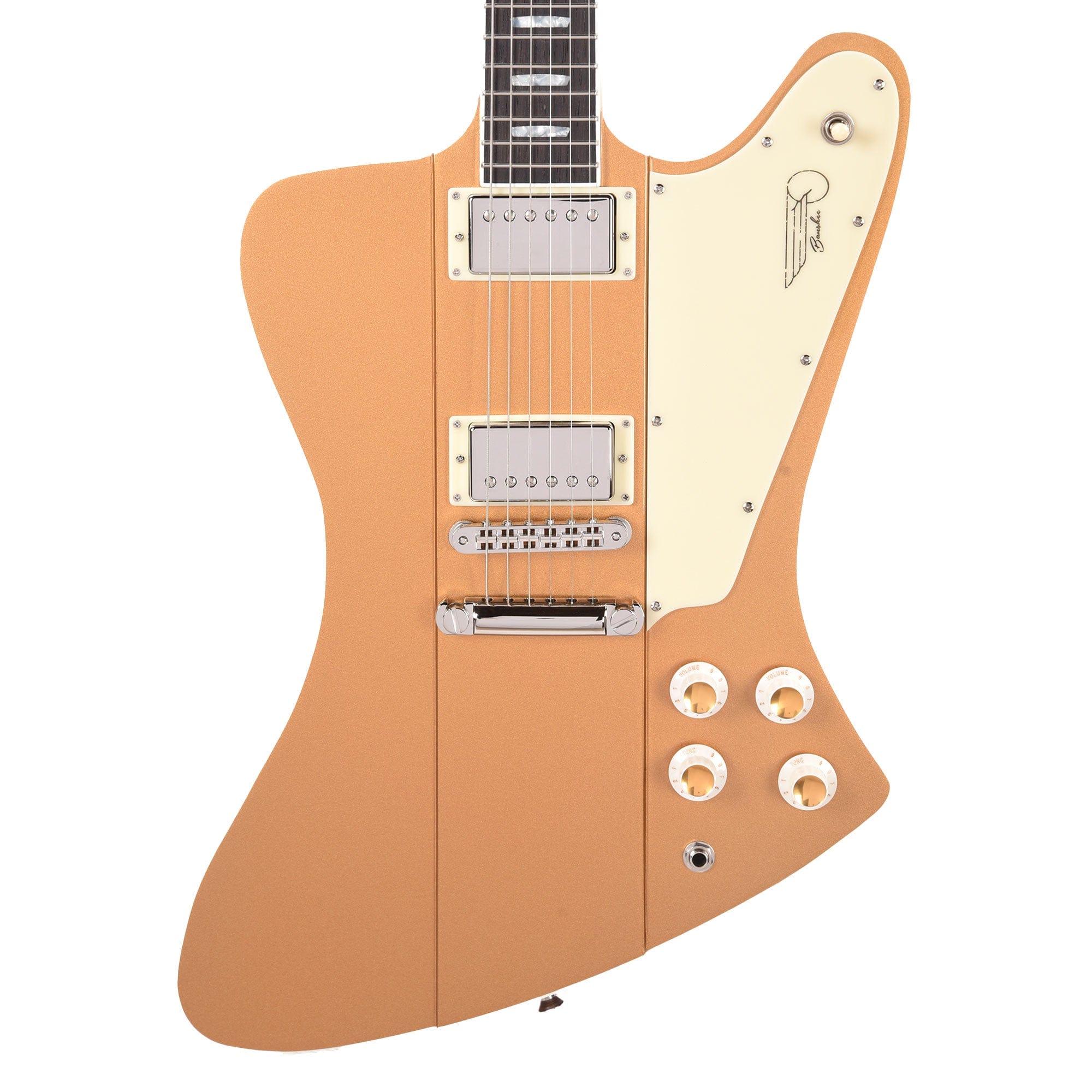 Kauer Banshee Standard Goldtop Brown Mahogany Back w/Wolfetone Kauerbu ...