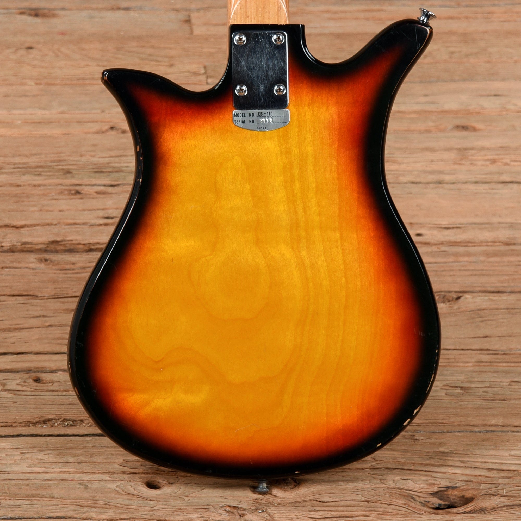 Kay EB-110 Tulip Bass Sunburst 1960s – Chicago Music Exchange