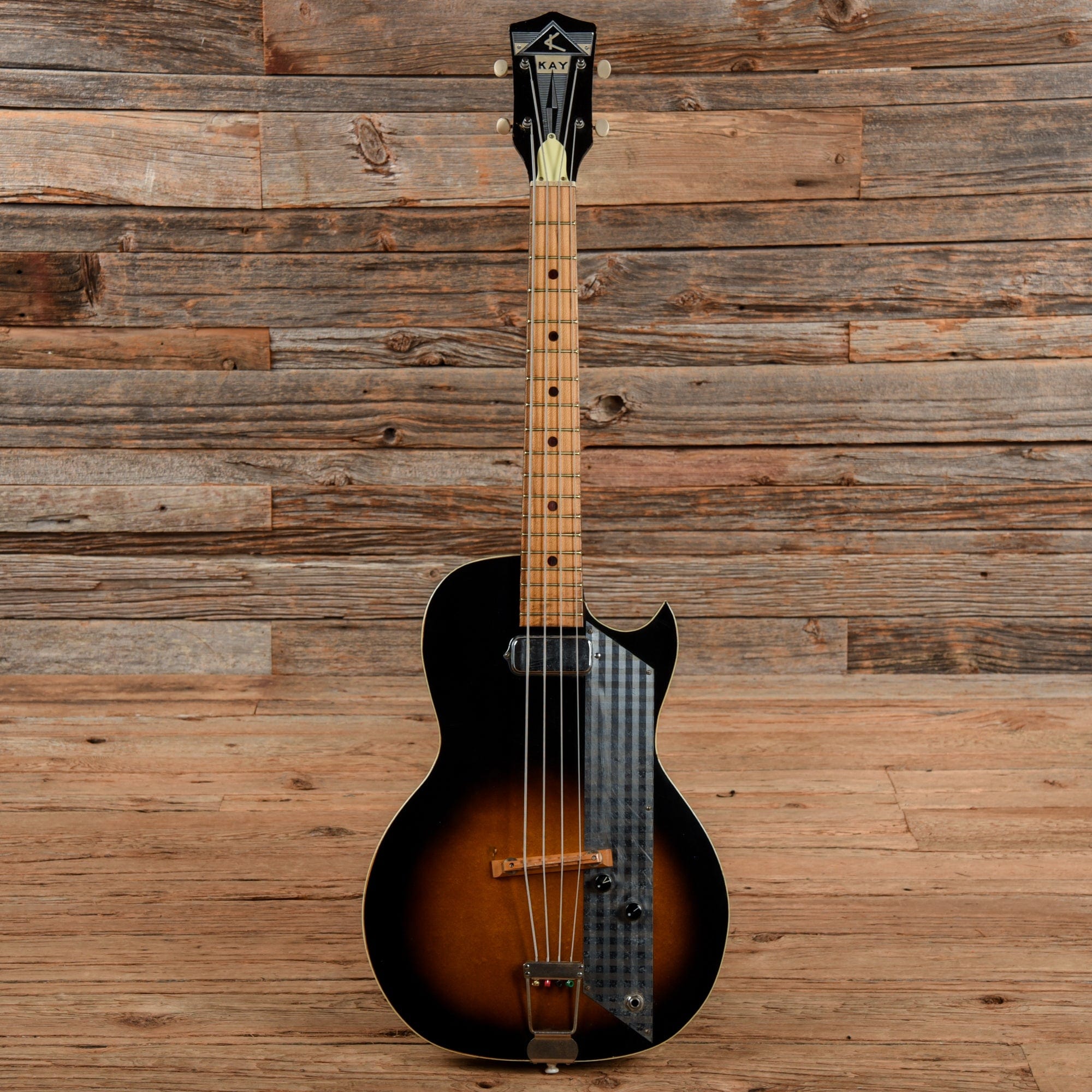 Kay Value Leader Bass Sunburst – Chicago Music Exchange