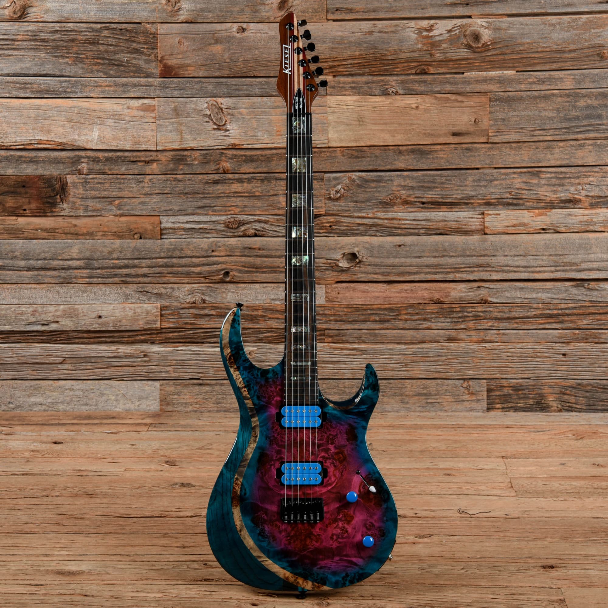 Kiesel Aries Blue/Pink Burst – Chicago Music Exchange