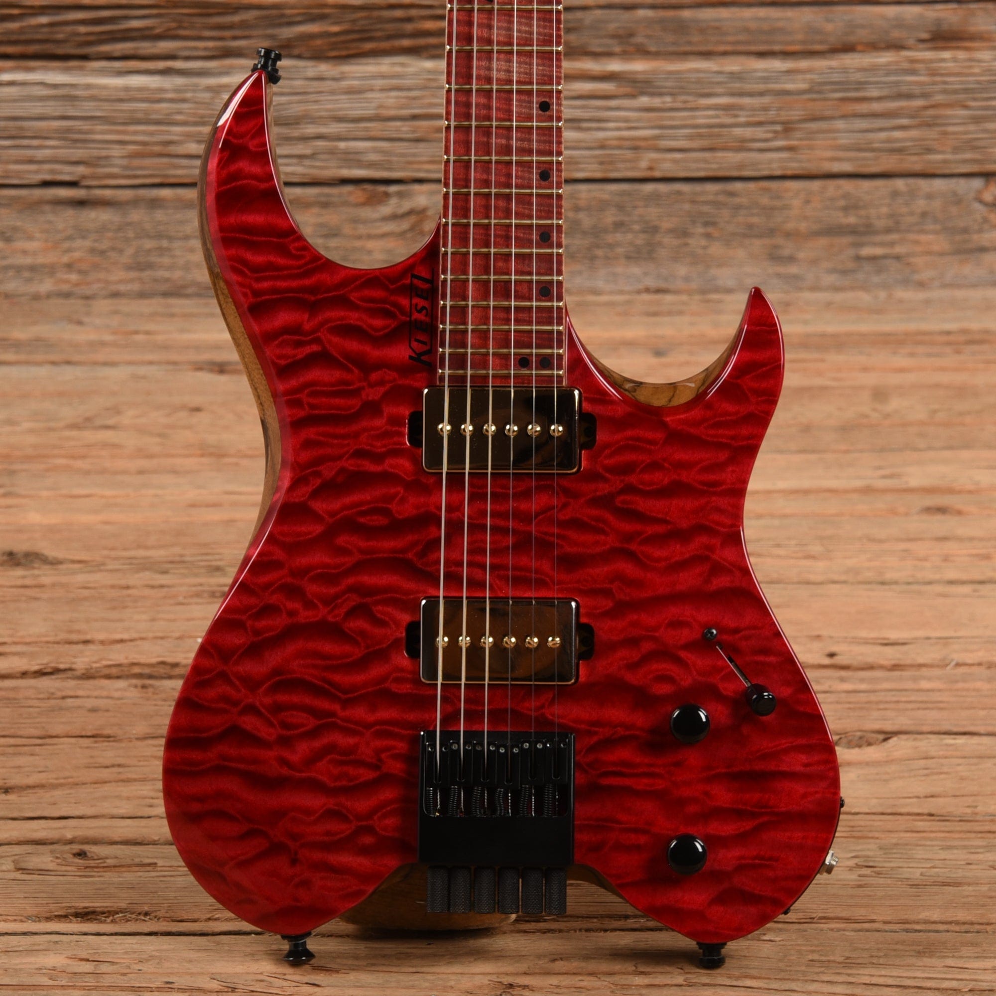 Kiesel Vader Transparent Red – Chicago Music Exchange