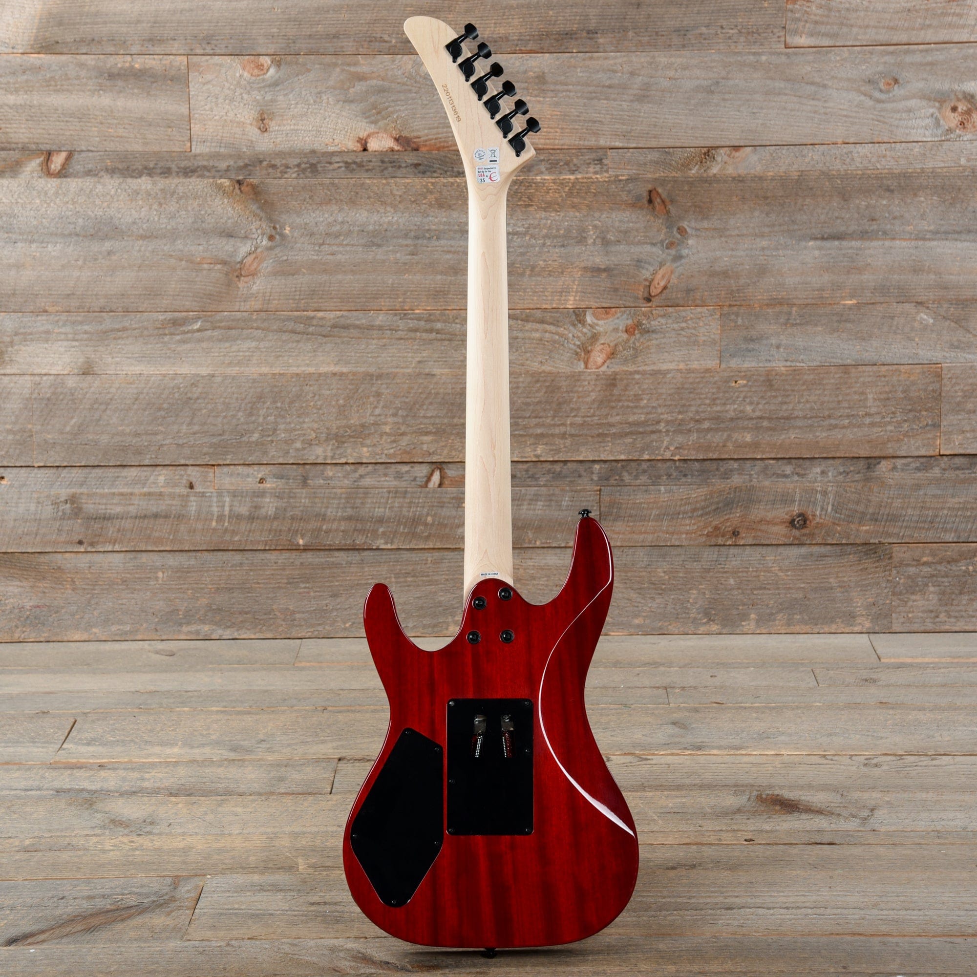 Kramer Striker Figured HSS Transparent Red w/Floyd Rose Special ...