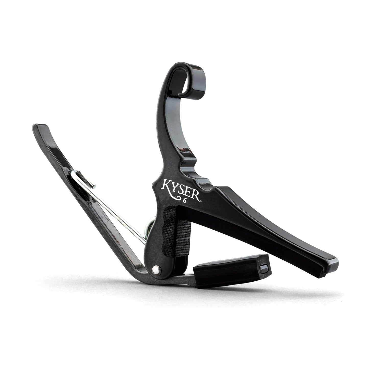 Kyser Quick-Change Capo for 6-String Acoustic Guitars Black Chrome ...