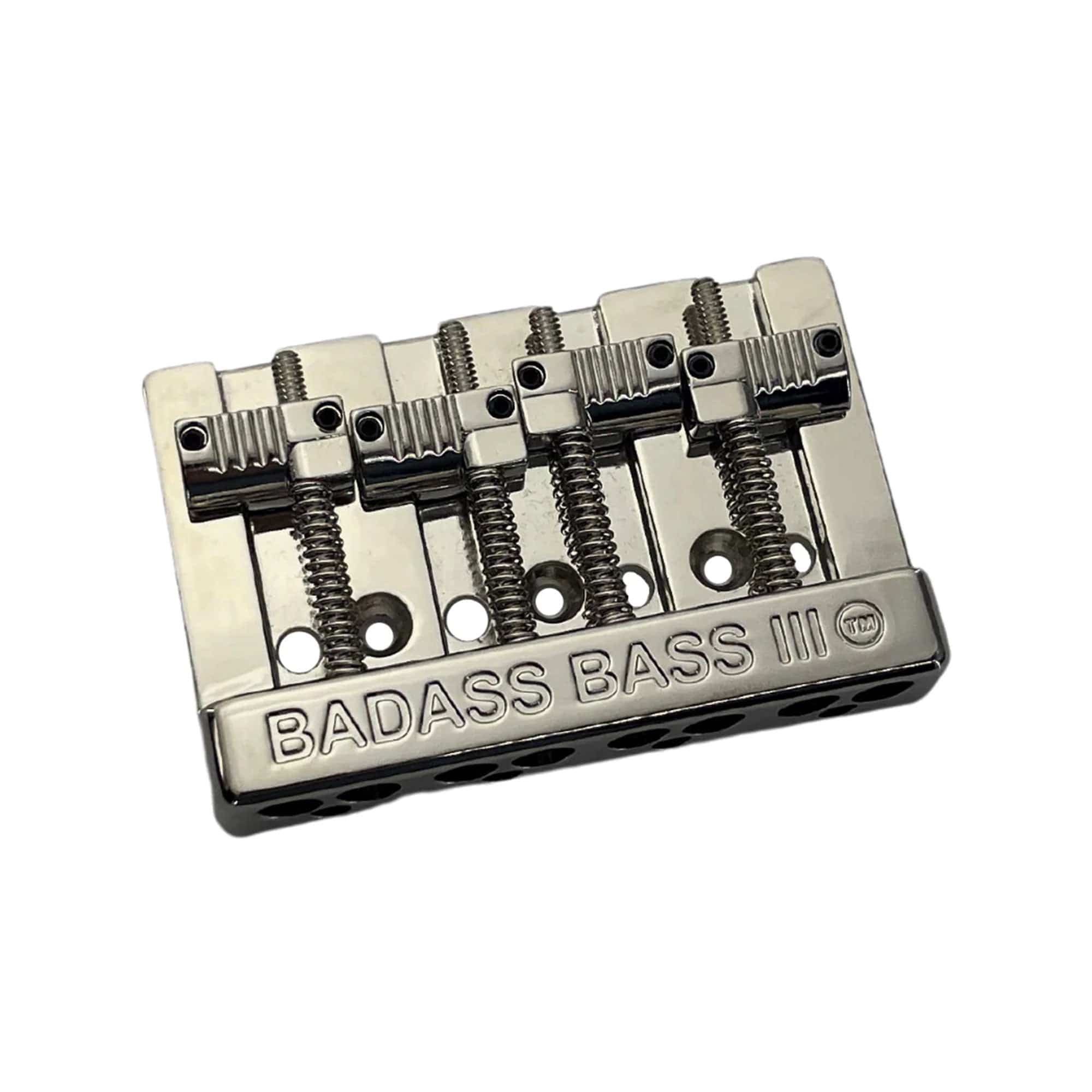 Leo Quan Badass III 4-String Bass Bridge Grooved Saddles Nickel – Chicago Music Exchange