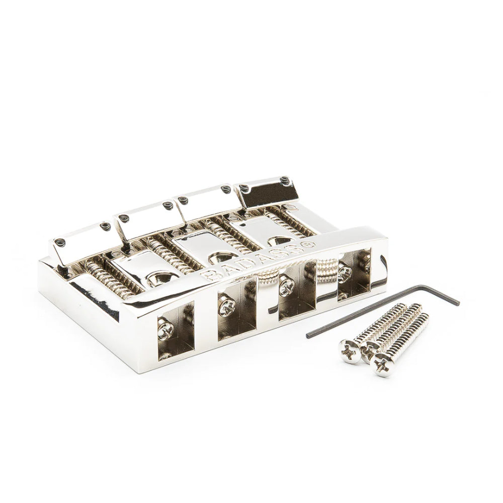 Leo Quan Badass I 4-String Bass Bridge Ungrooved Saddles Nickel ...