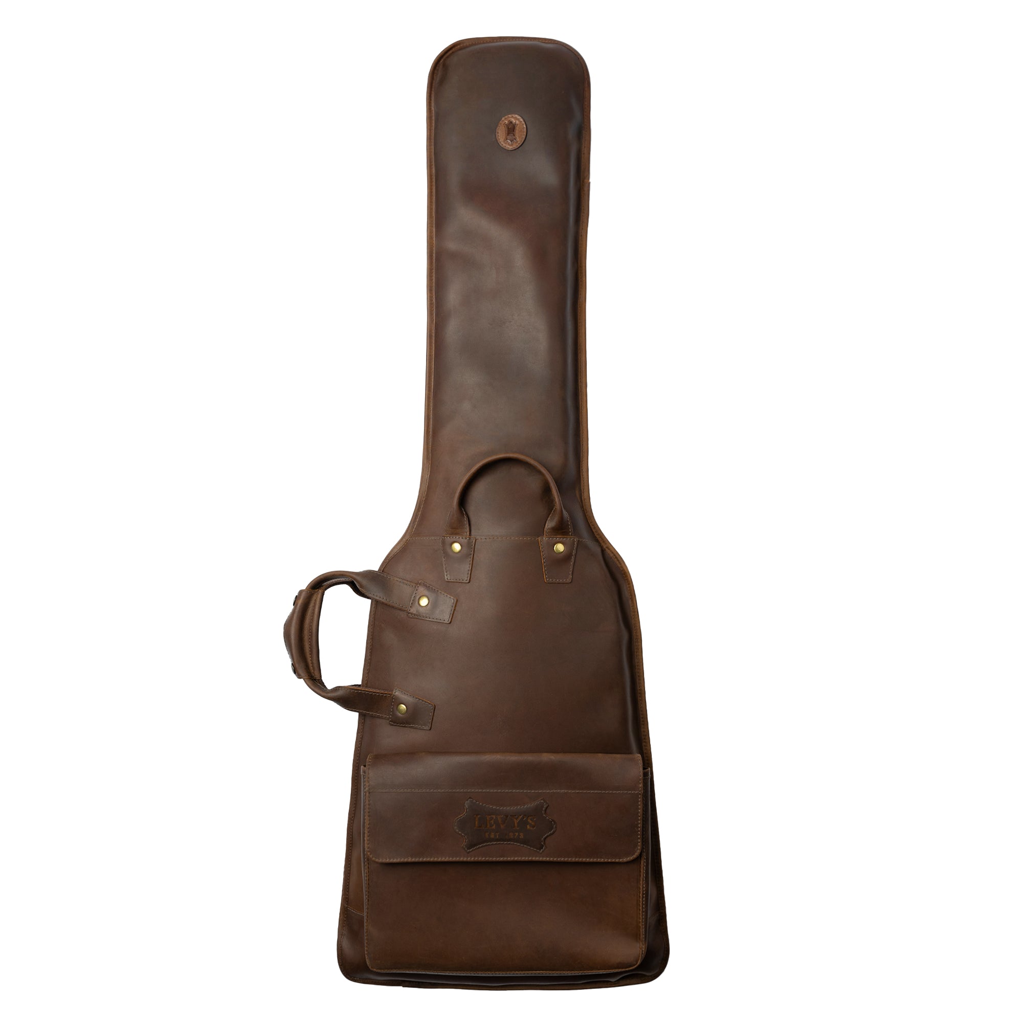 Levy's Solera Series Brown Leather Bass Bag – Chicago Music Exchange
