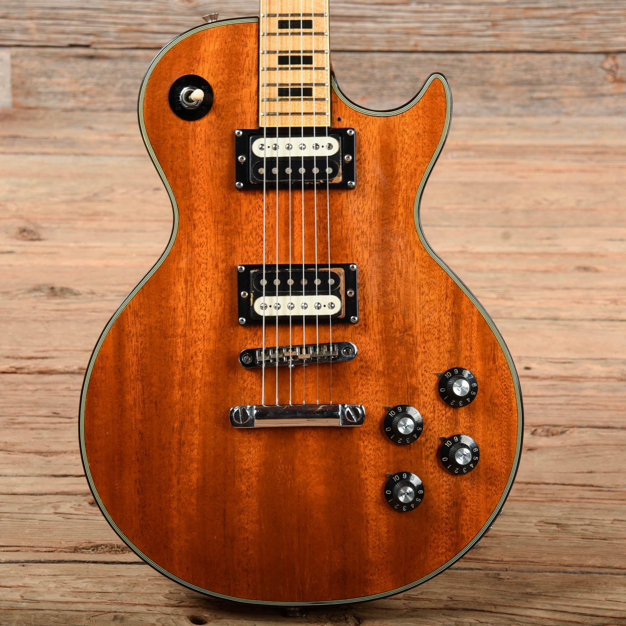 Lincoln Guitars LP Style Bolt-On Natural 1970s – Chicago Music Exchange