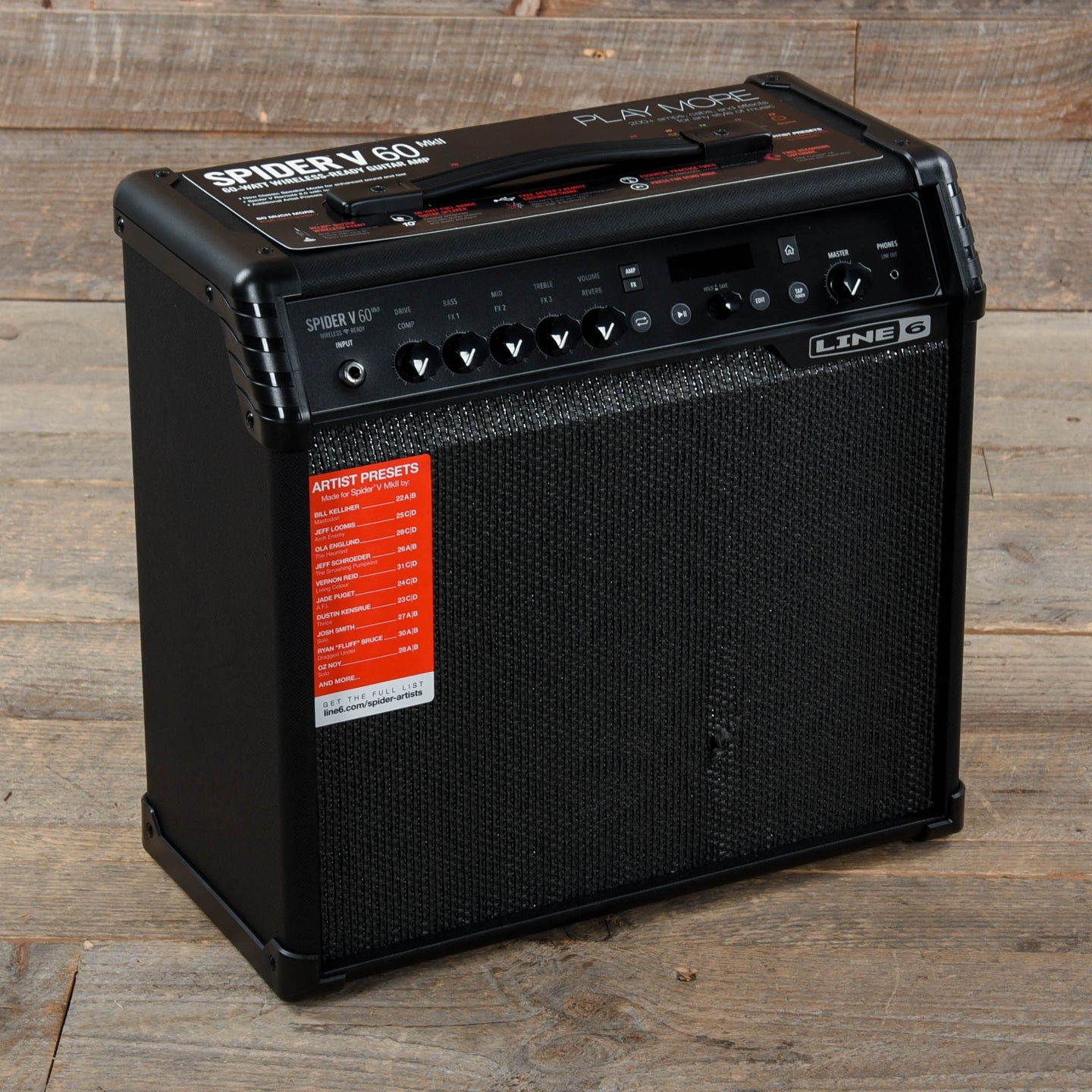 Line 6 Spider V 60 MKII 60 Watt Guitar Amp – Chicago Music Exchange