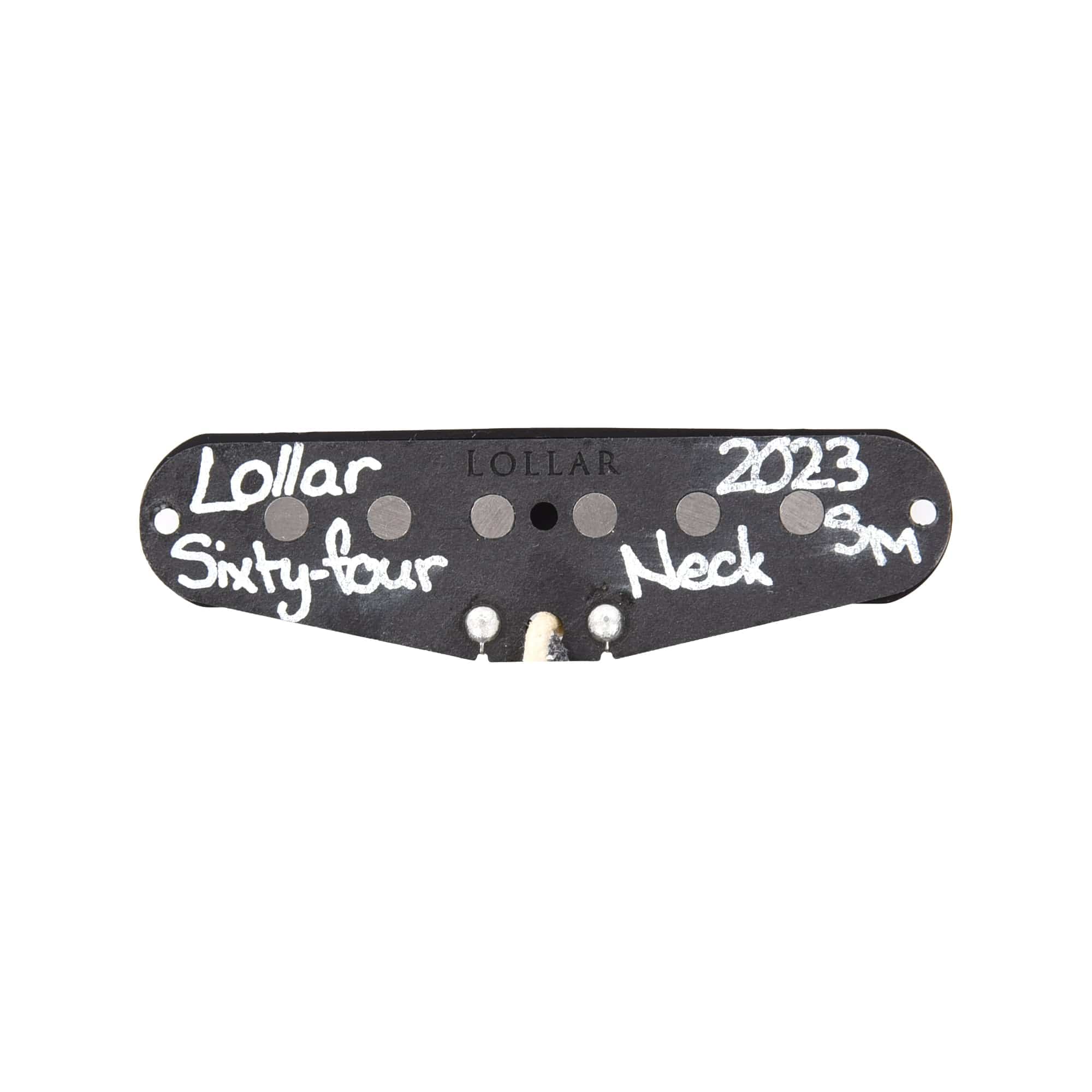 Lollar Sixty-Four Strat Flat Pole Neck Pickup Black – Chicago Music ...