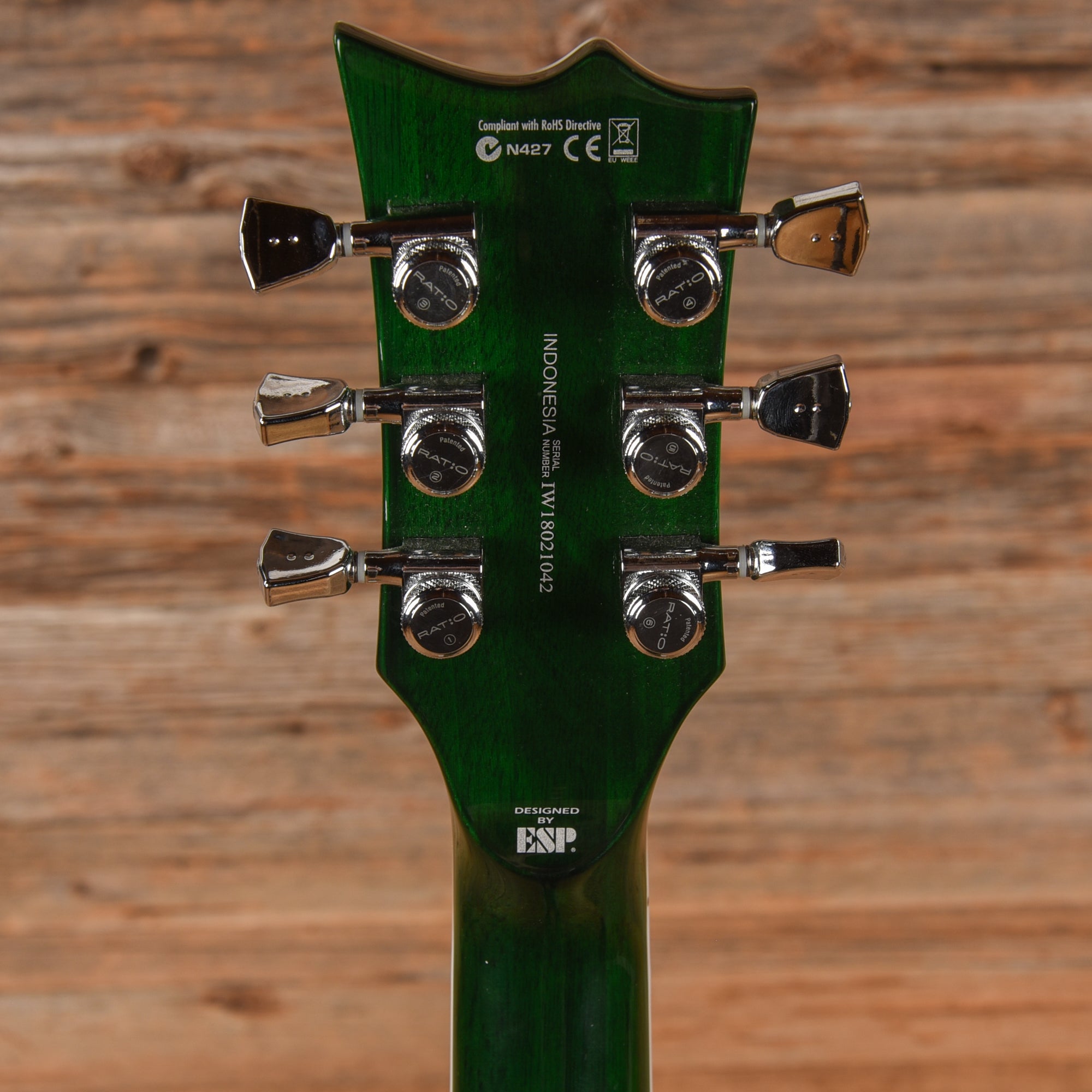 LTD EC-1000 Deluxe See Thru Green 2018 – Chicago Music Exchange