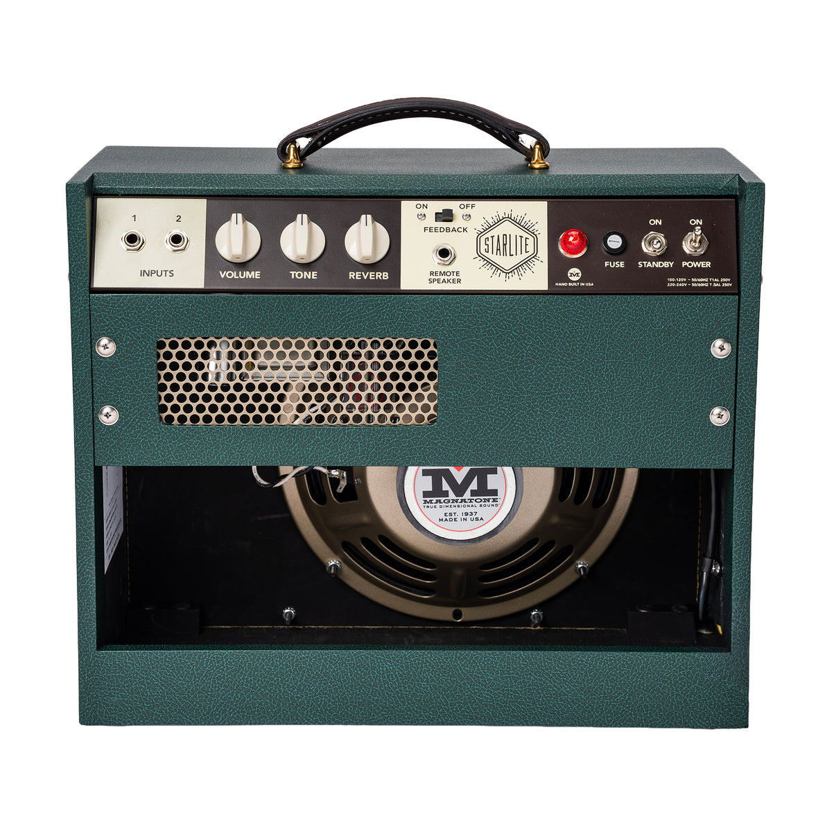 Magnatone Starlite 8w 1x10 Combo Amp w/ Reverb Green – Chicago Music ...