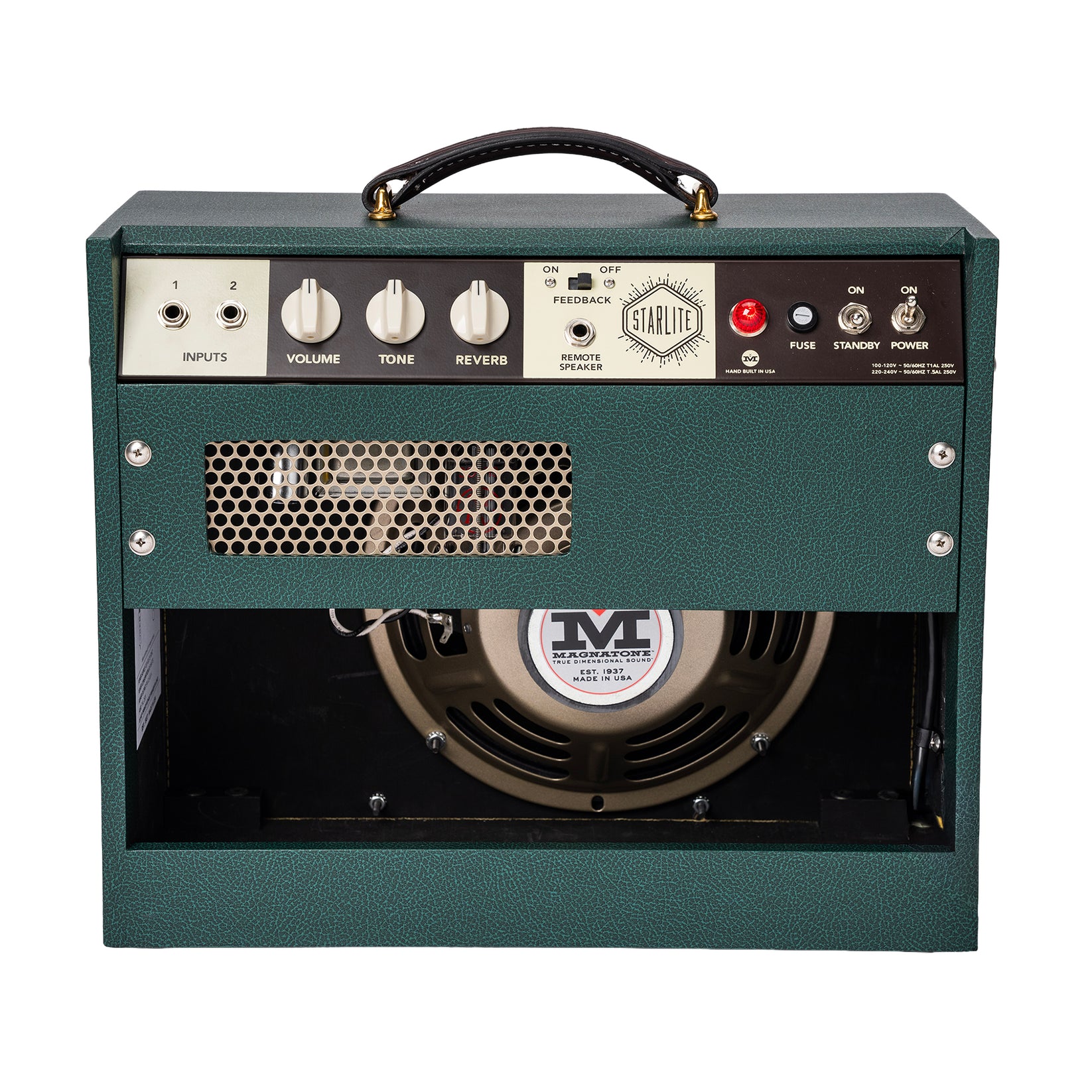 Magnatone Starlite 8w 1x10 Combo Amp w/ Reverb Green – Chicago Music ...
