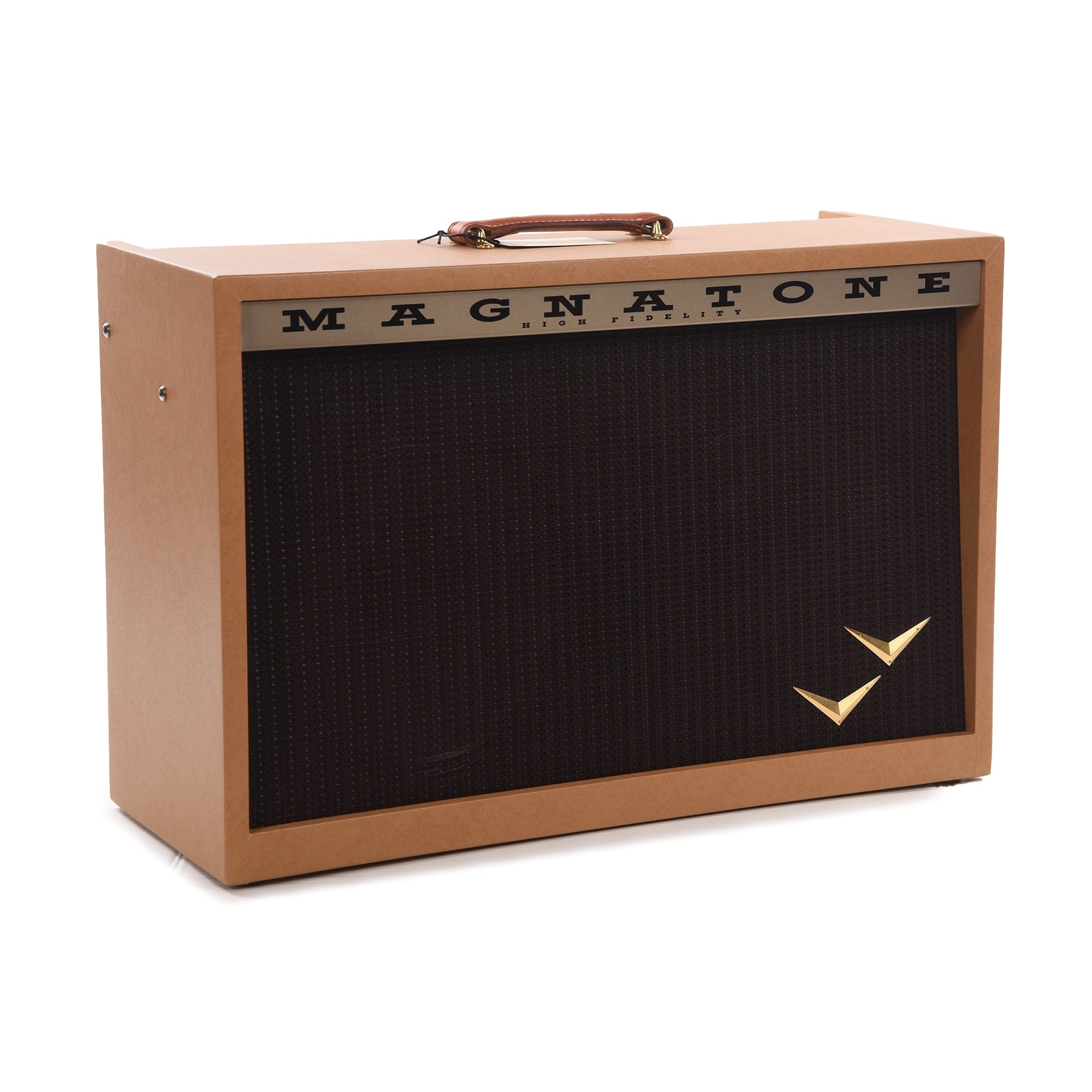 Magnatone Twilighter Stereo 22/22W 2x12 Combo Amp Camel w/ Oxblood Gri ...
