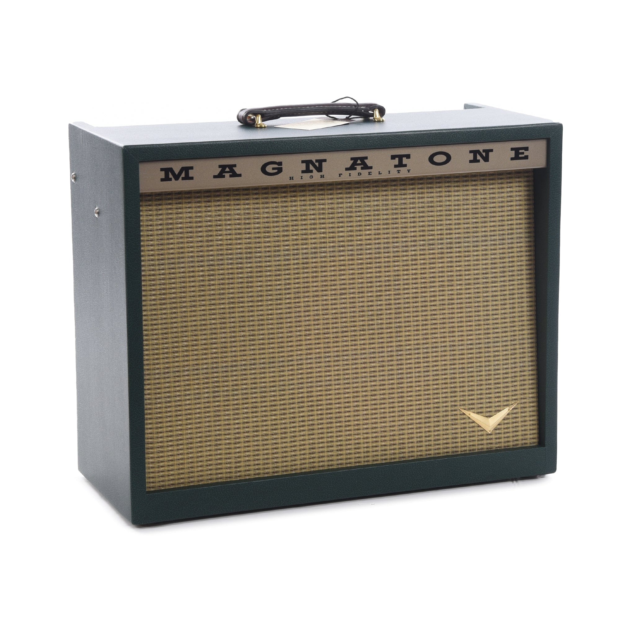 Magnatone Varsity Reverb 15W 1x12 Combo Amp Dark Green – Chicago Music ...