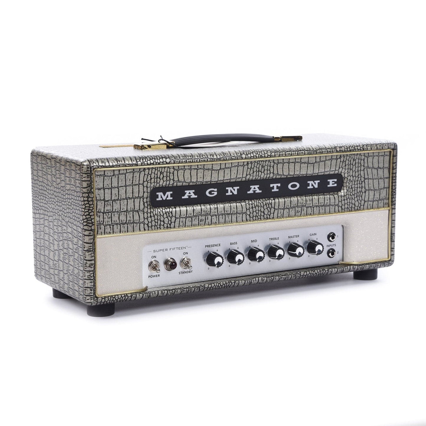 Magnatone Super Fifteen 15w Head Croc Collection Gold – Chicago Music ...
