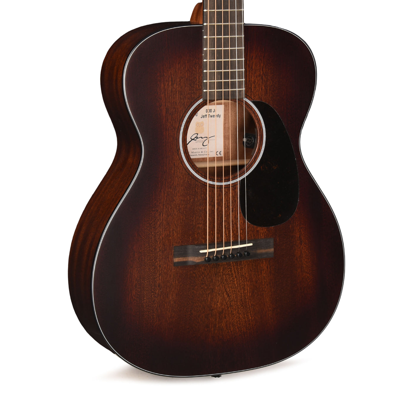 Martin Artist 000 Junior Jeff Tweedy Certified Sapele Dark Mahogany ...