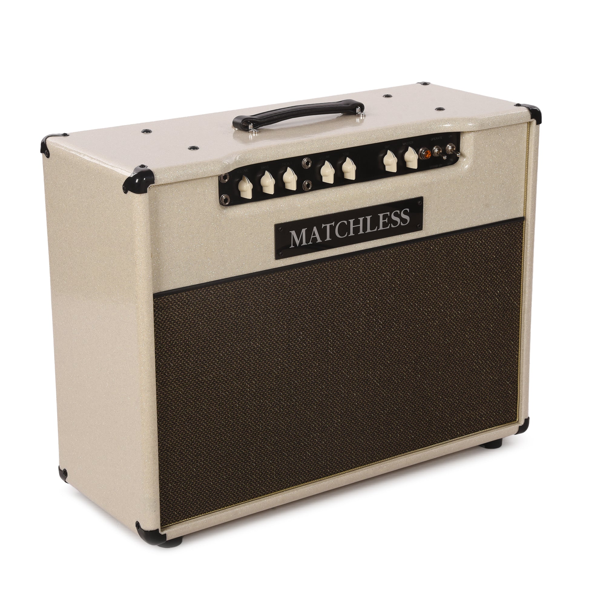 Matchless DC-30 2x12" 30W Combo Sparkle Cream w/ Gold Grill – Chicago ...